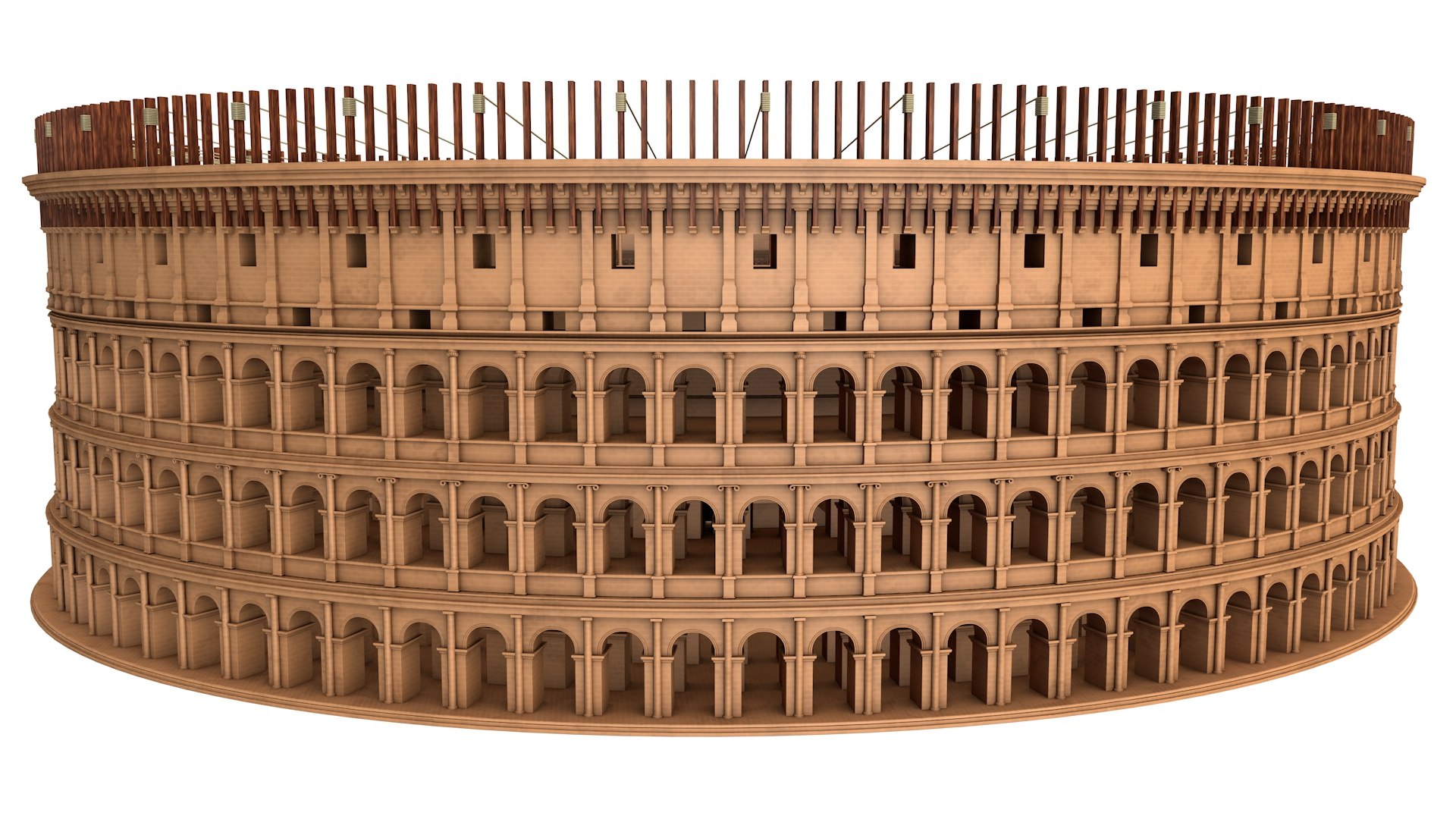 3D Model Roman Colosseum - TurboSquid 1835044