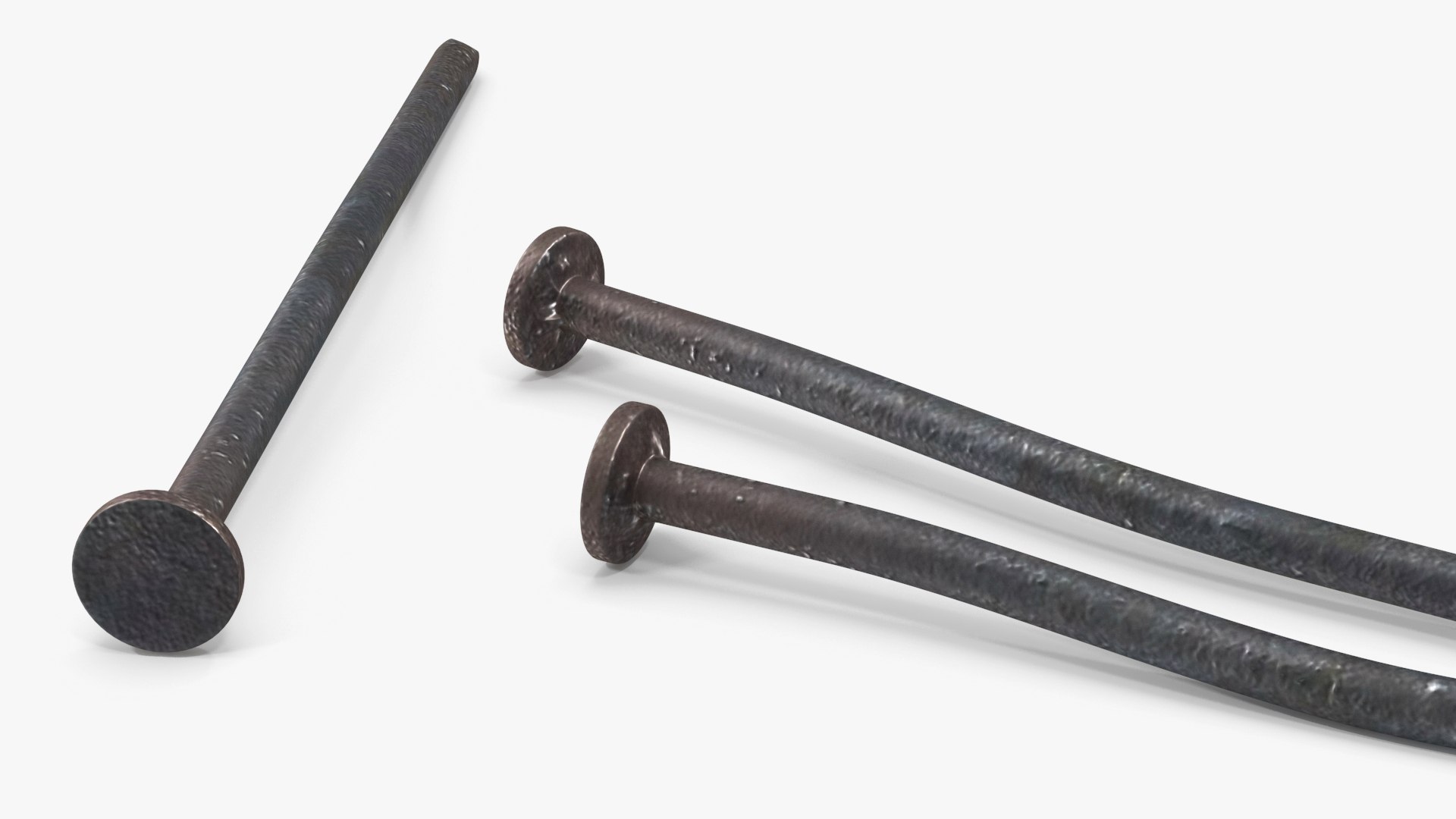 Pole Barn Nails Old 3D - TurboSquid 2061515