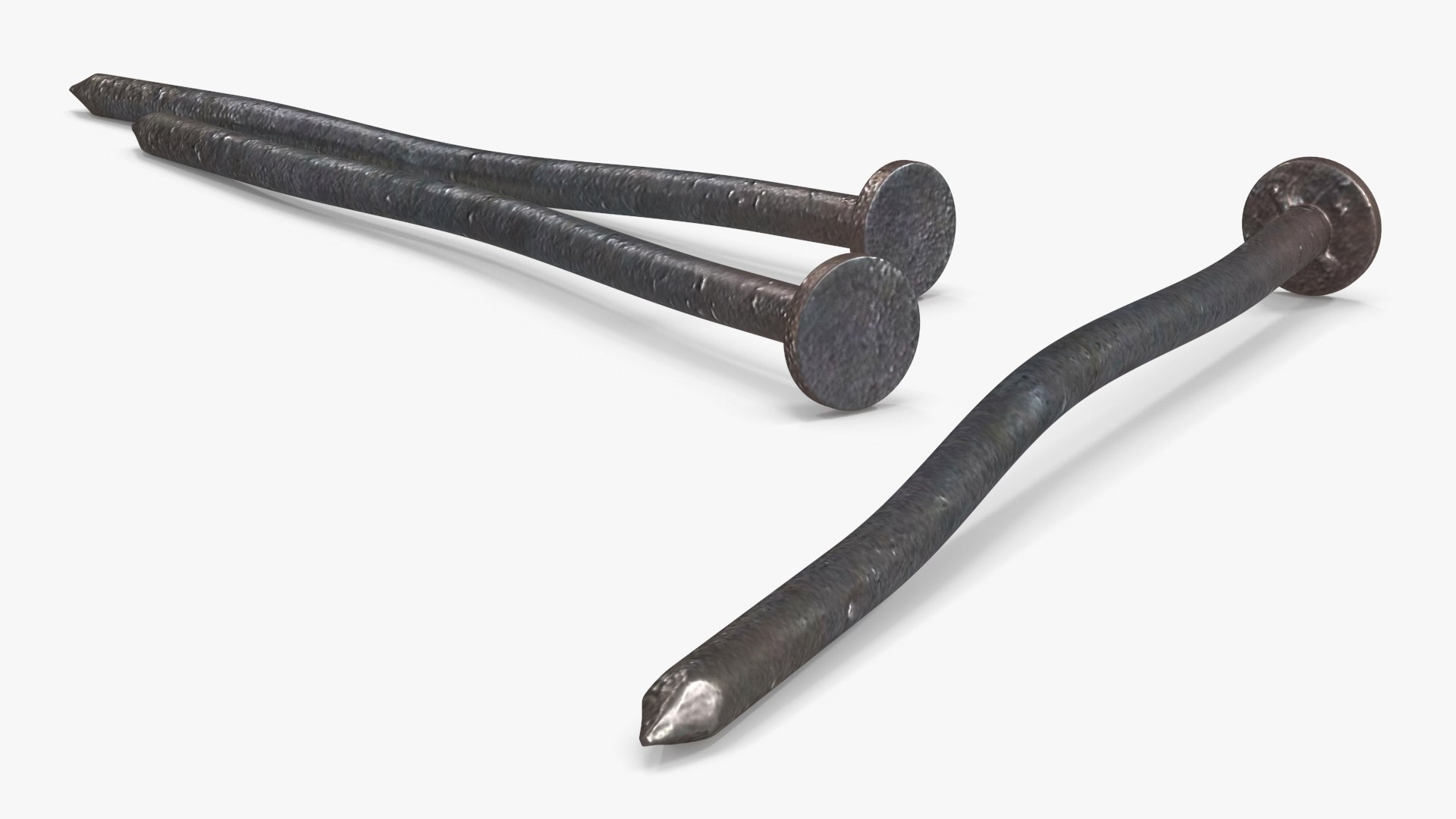 Pole Barn Nails Old 3D - TurboSquid 2061515