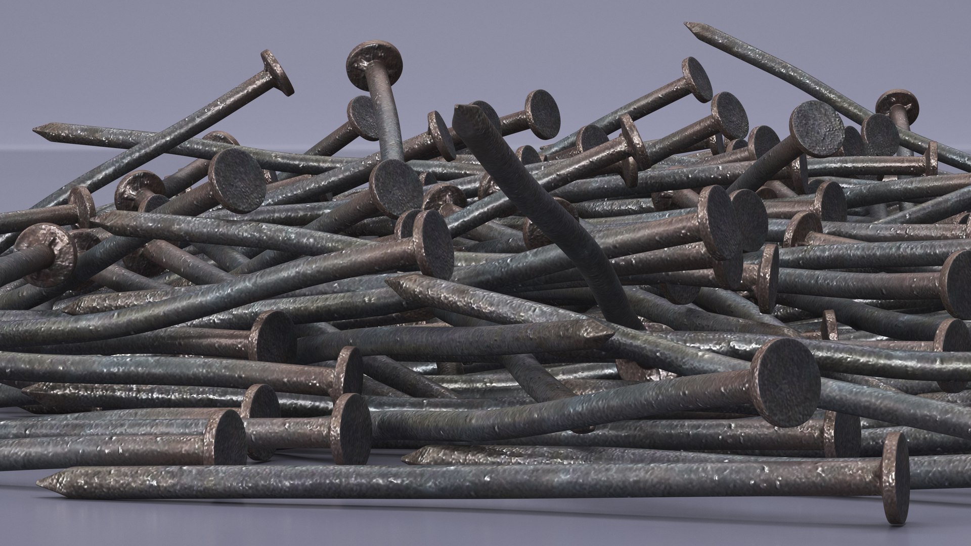 Pole Barn Nails Old 3D - TurboSquid 2061515