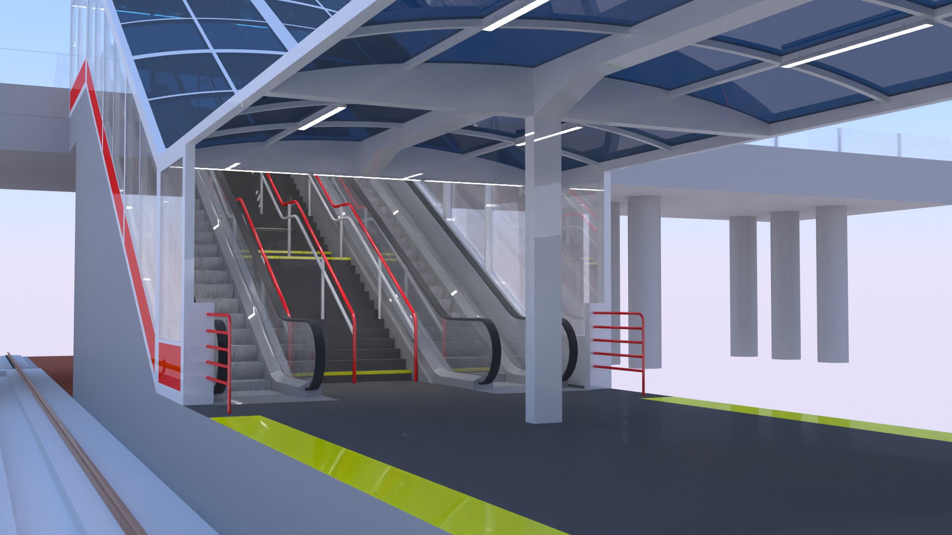 NYC Subway Station II 3D Model - TurboSquid 2305559