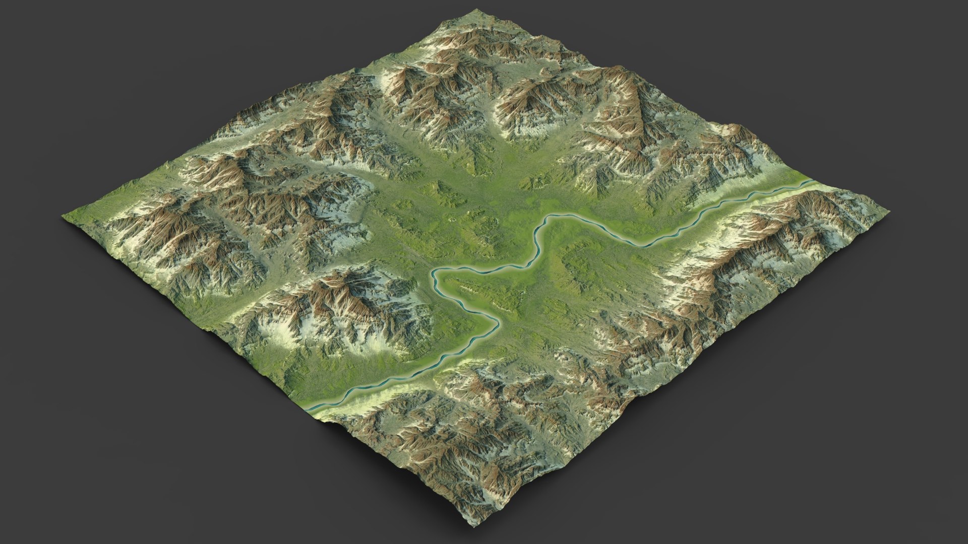 3D Games Maps Terrain - TurboSquid 1529261