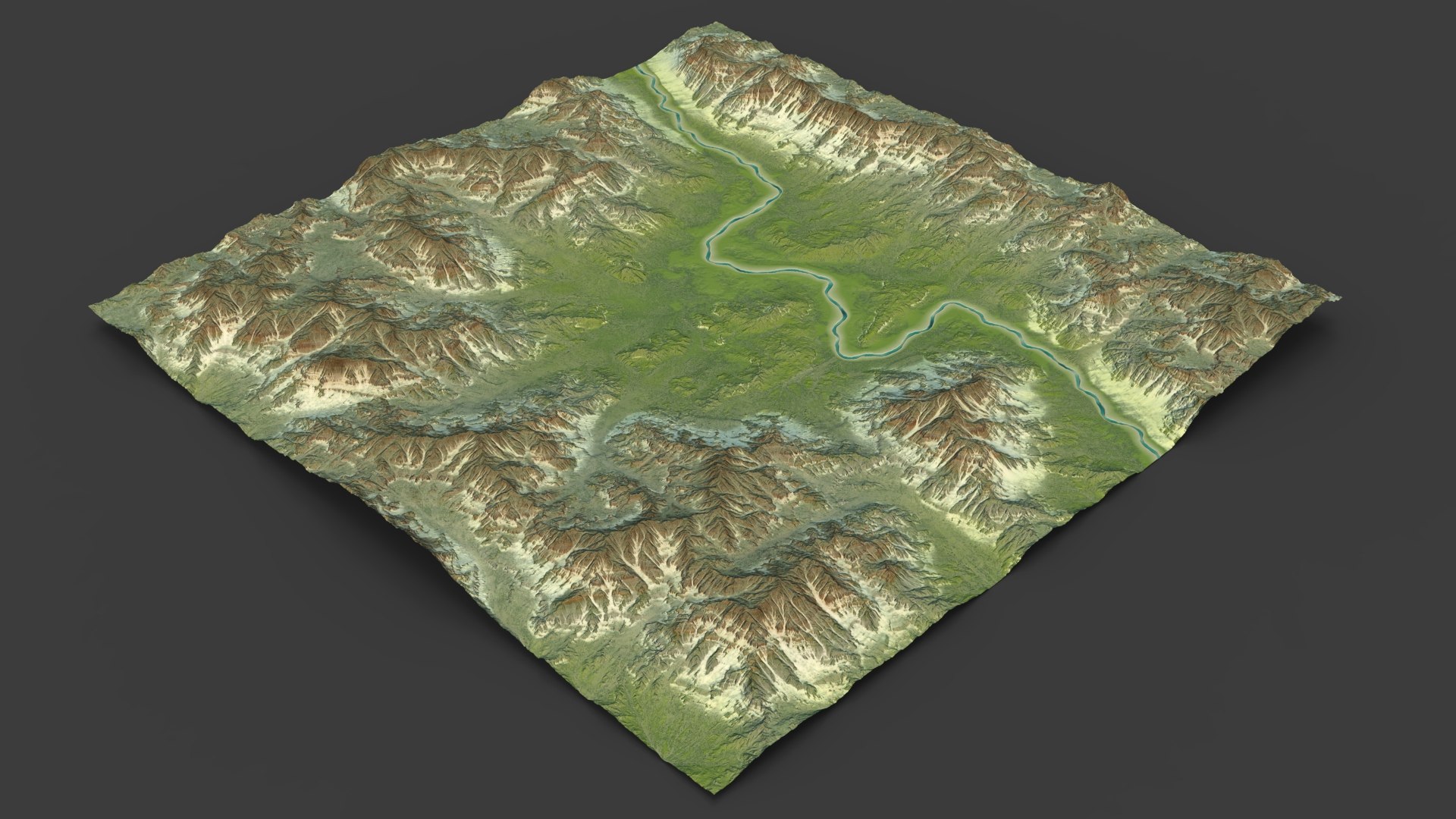 3D Games Maps Terrain - TurboSquid 1529261