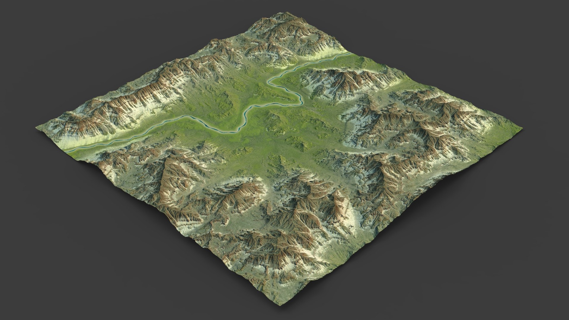 3D Games Maps Terrain - TurboSquid 1529261