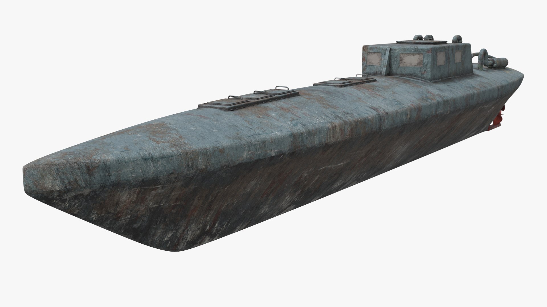 Vehicle Narco Submarine Semi Submersible Blue Old Model - TurboSquid ...
