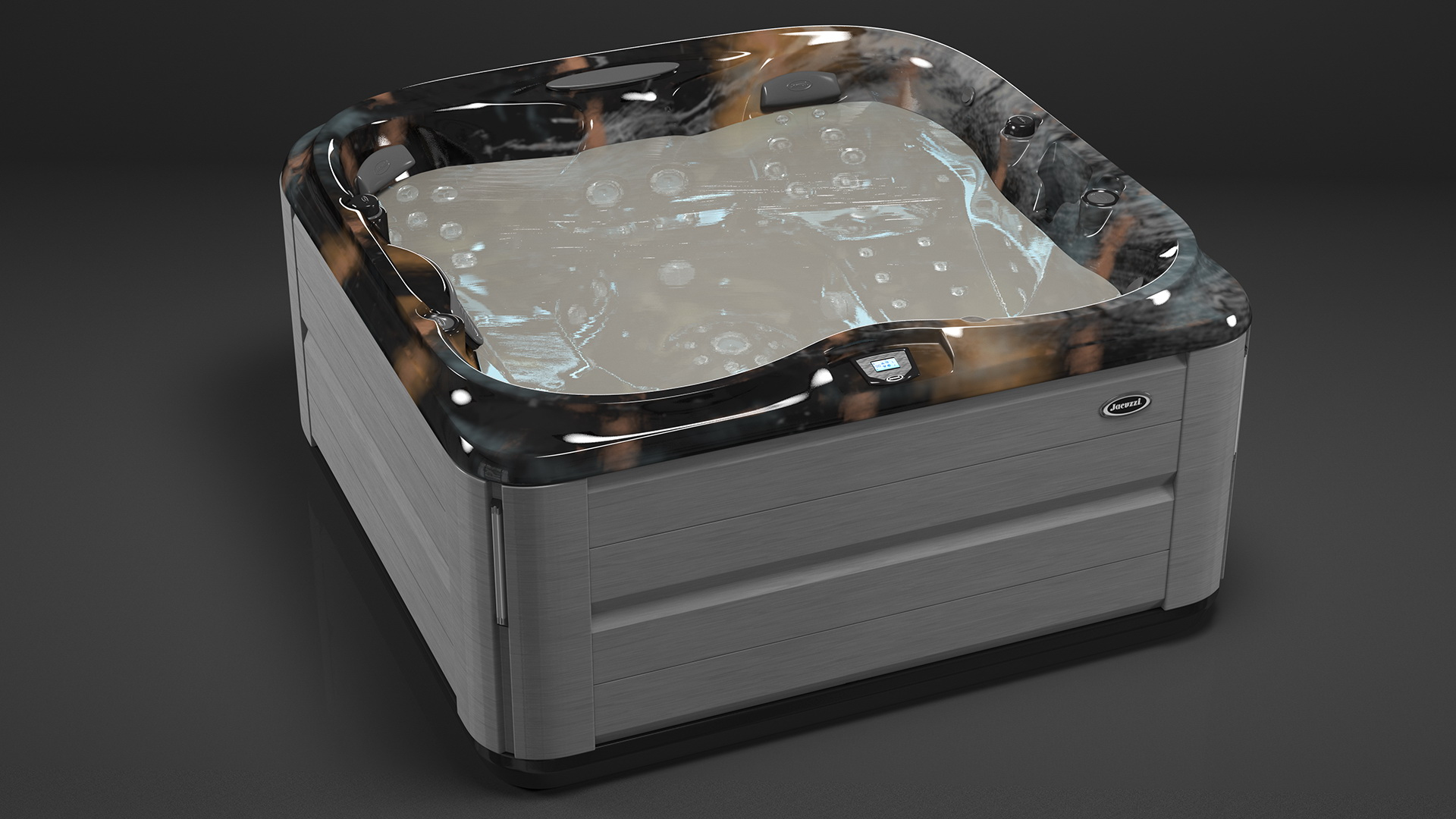 Jacuzzi J475 Spa Hot Tub Meia-Noite com Água Modelo 3D - TurboSquid 1726058
