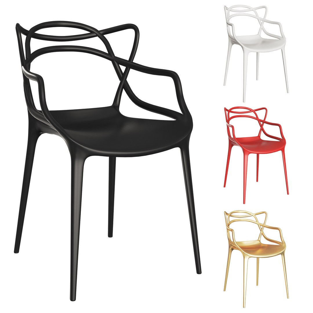 3D Chair Kartell Masters Model - TurboSquid 1515678