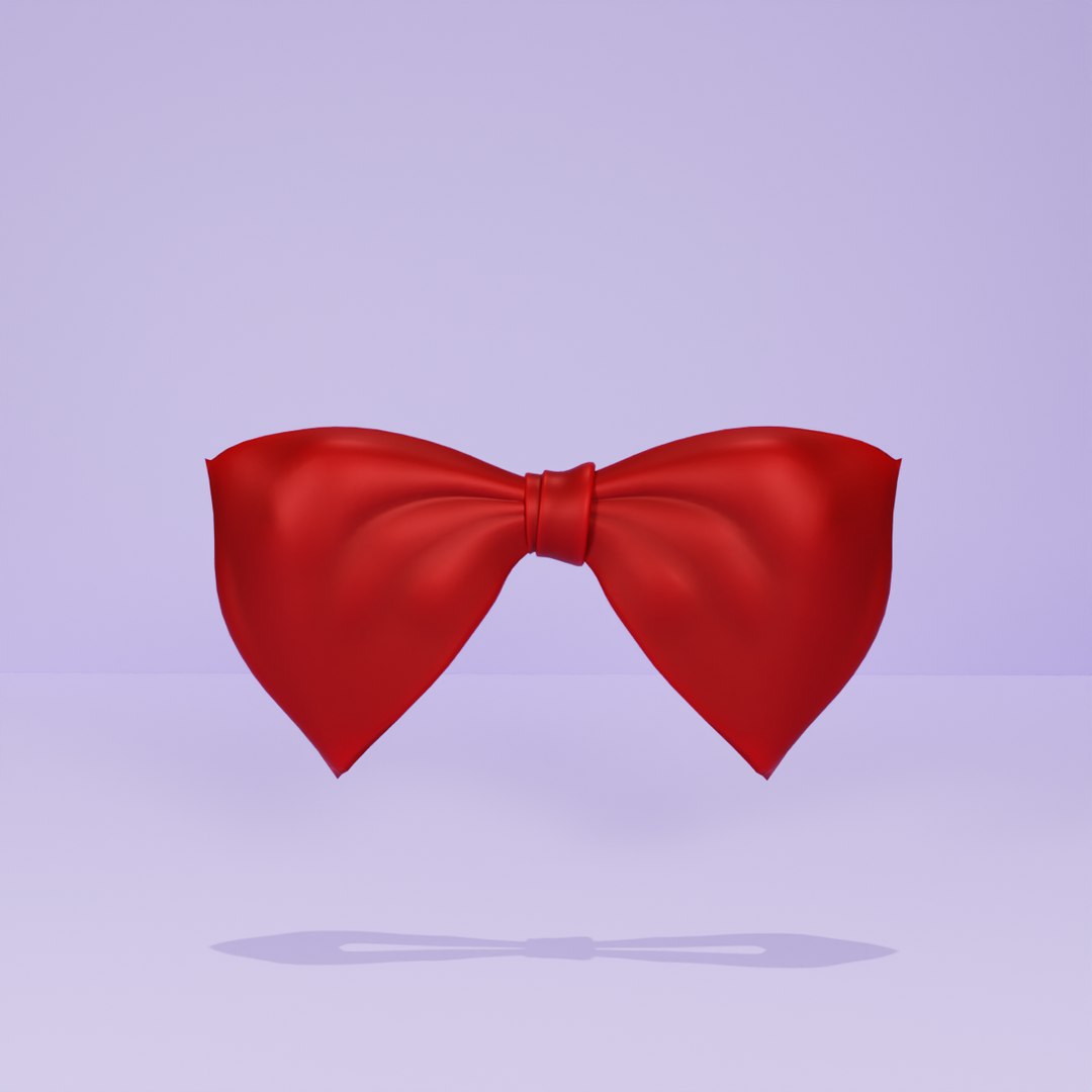 3D Ribbon Bow 3D - TurboSquid 2057543