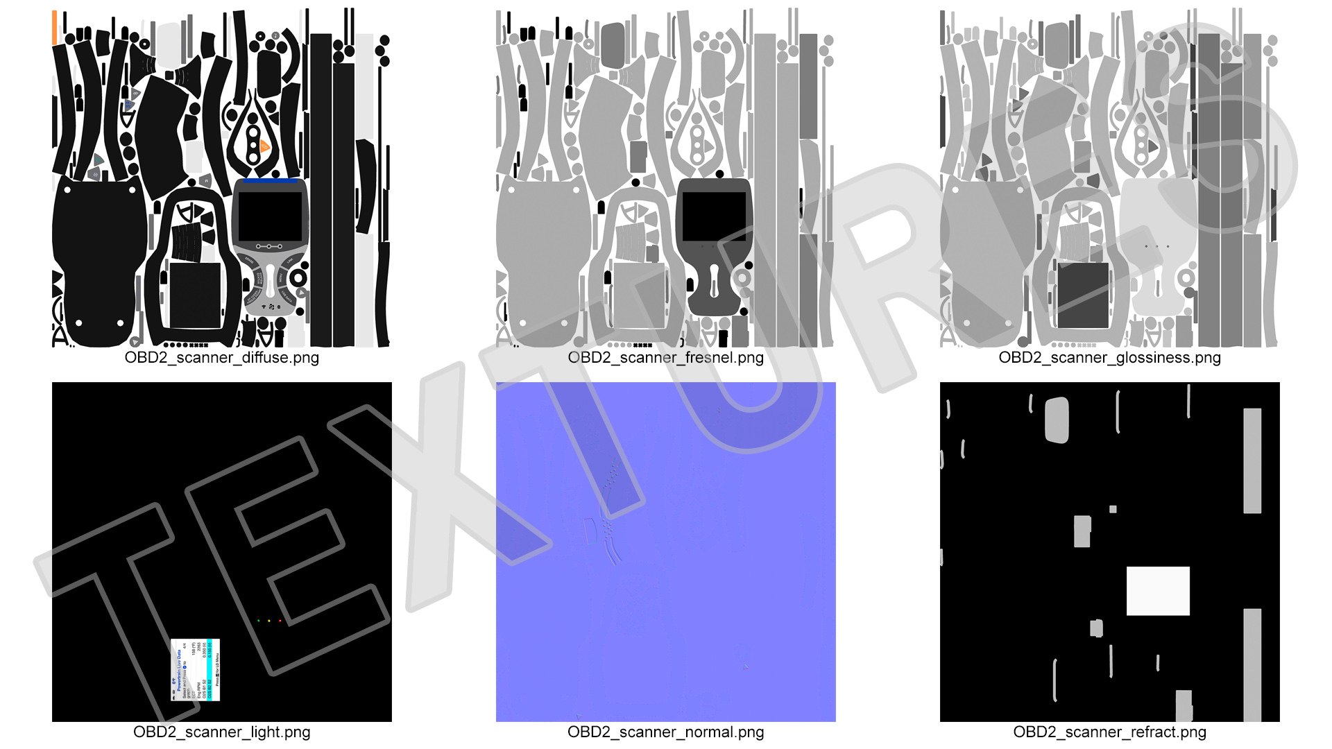 OBD2 Scanner 3D - TurboSquid 1772172