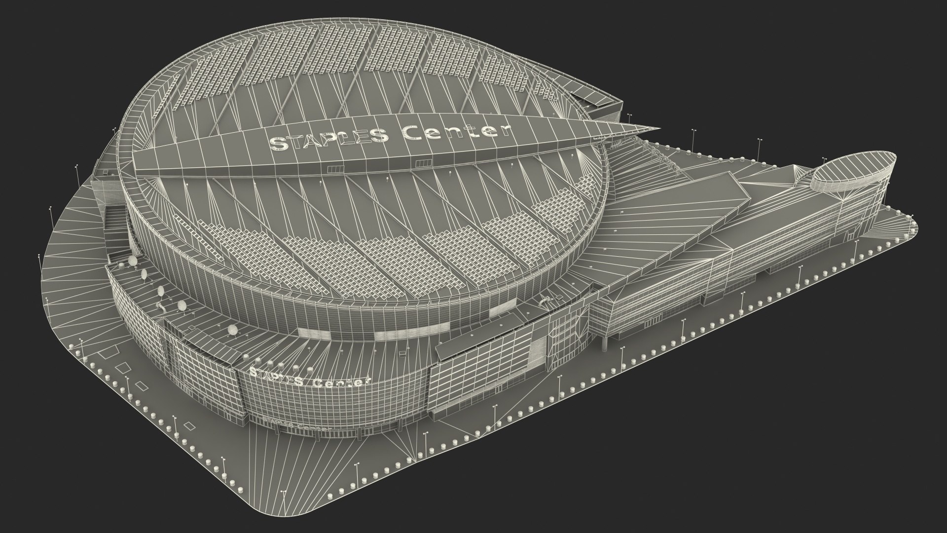 Staples center multi-purpose arena 3D - TurboSquid 1521261