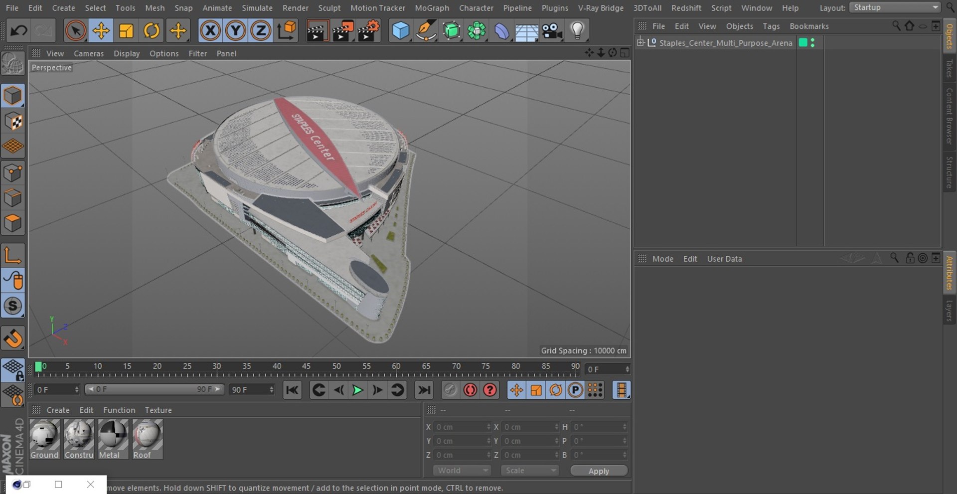 Staples center multi-purpose arena 3D - TurboSquid 1521261