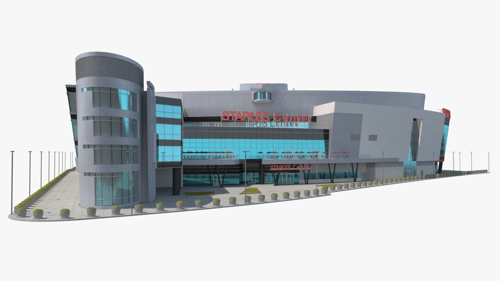 Staples center multi-purpose arena 3D - TurboSquid 1521261