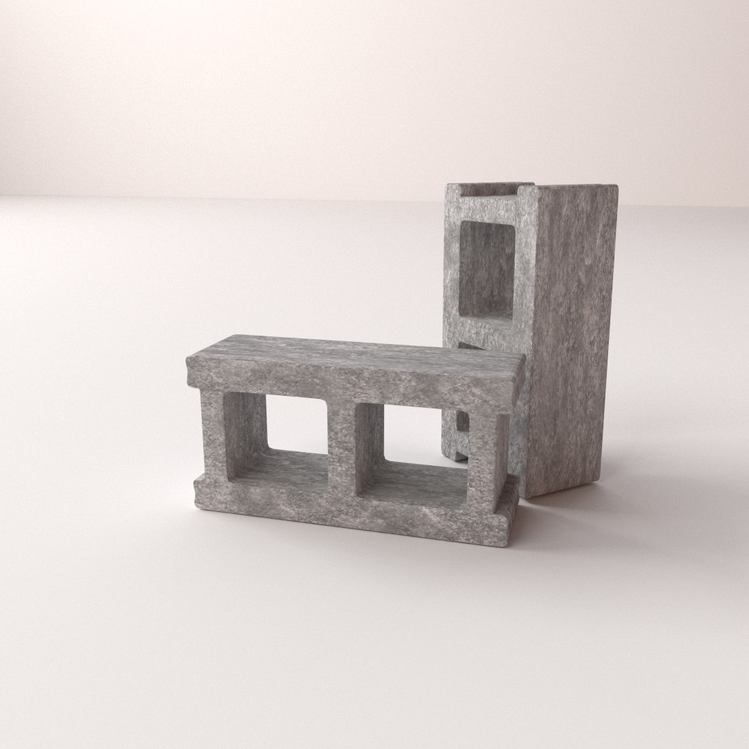 3d 3ds Cinderblock Cinder Block