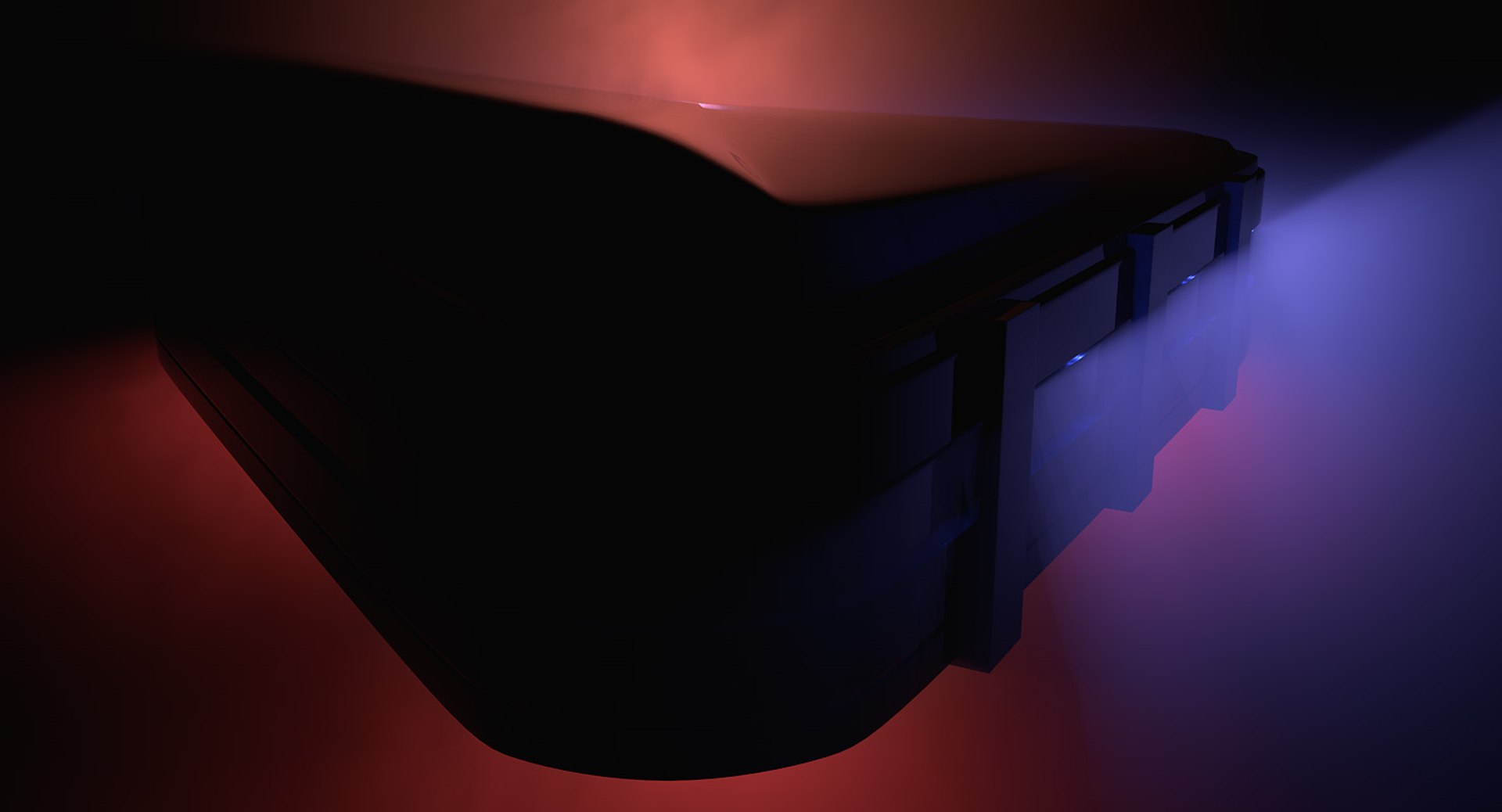 Triangle Spaceship C4d