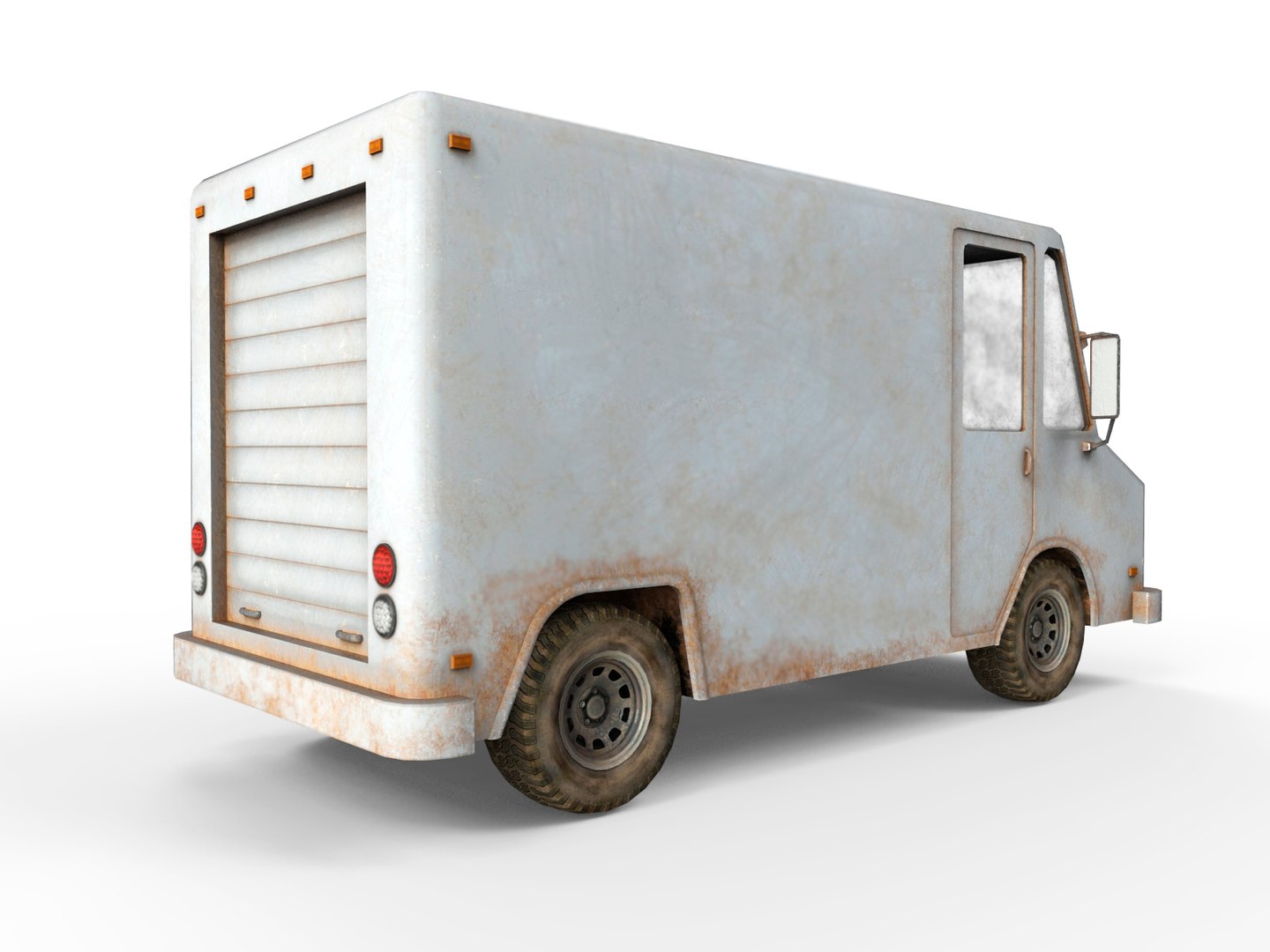 3D Low-poly Old Generic Van Model - TurboSquid 1647982