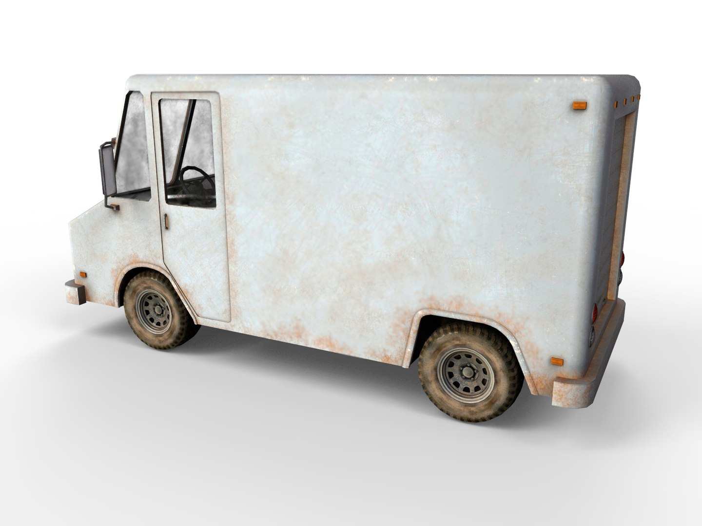 3D Low-poly Old Generic Van Model - TurboSquid 1647982