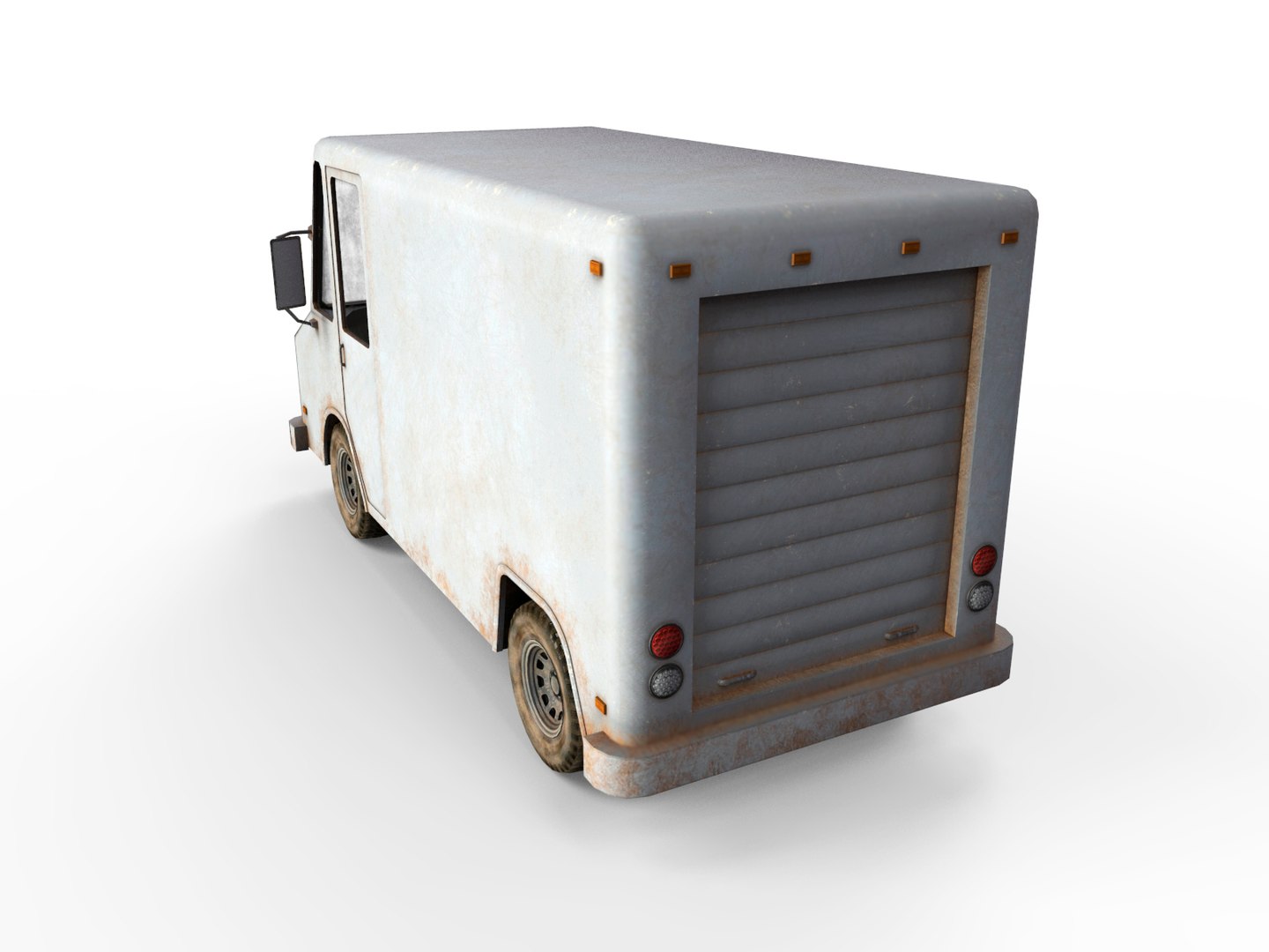 3D Low-poly Old Generic Van Model - TurboSquid 1647982