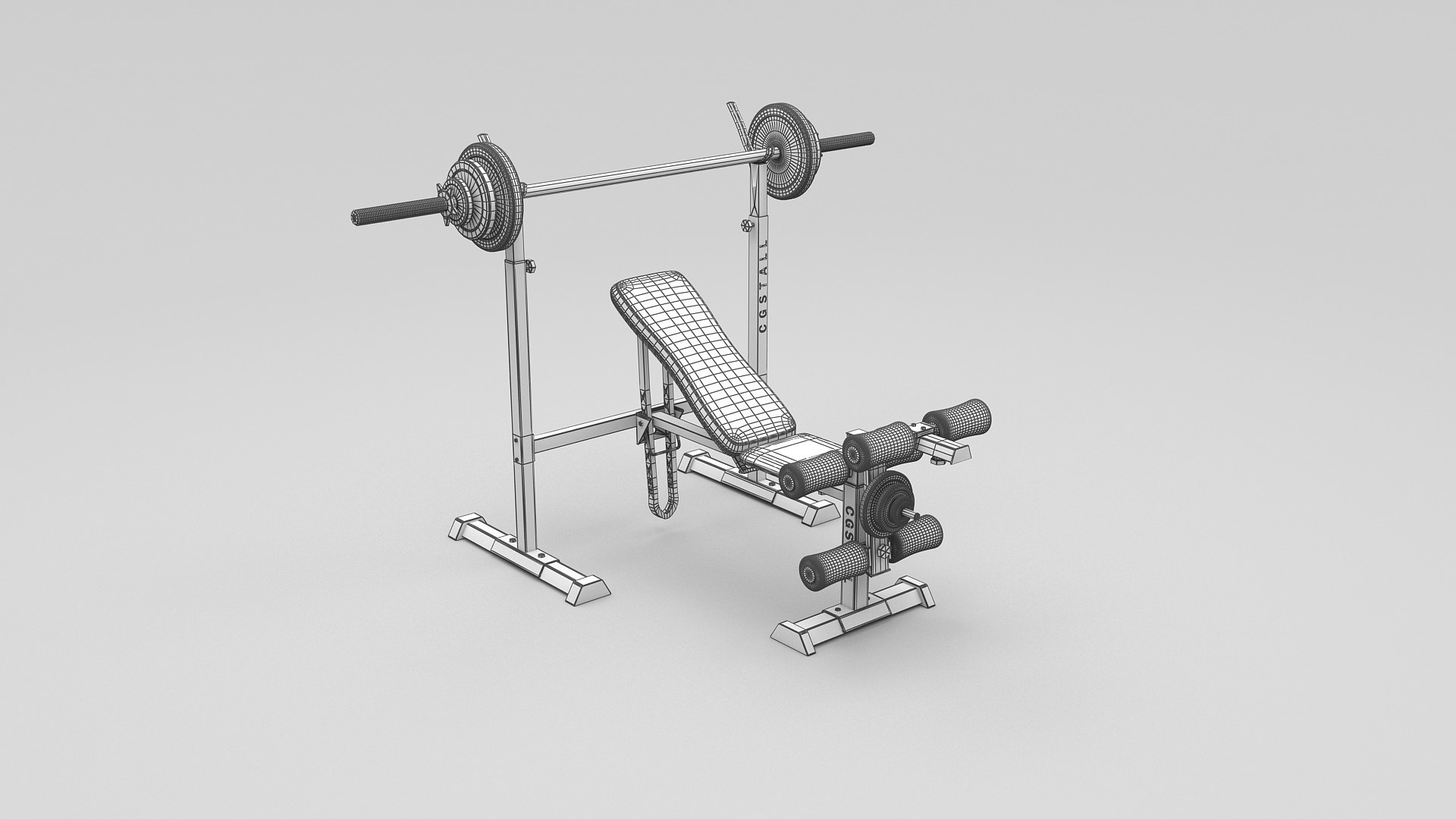 Weight Bench 3D Model - TurboSquid 1257749