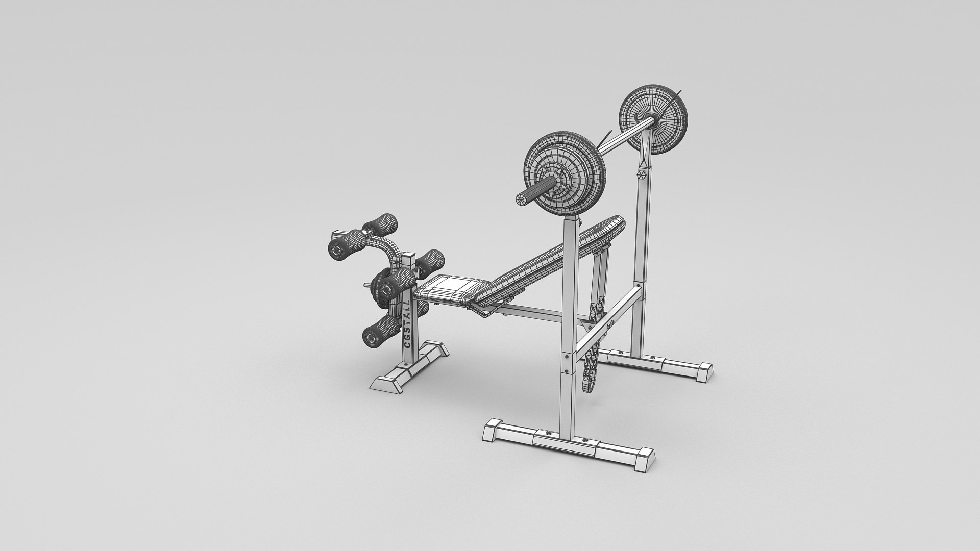 Weight Bench 3D Model - TurboSquid 1257749