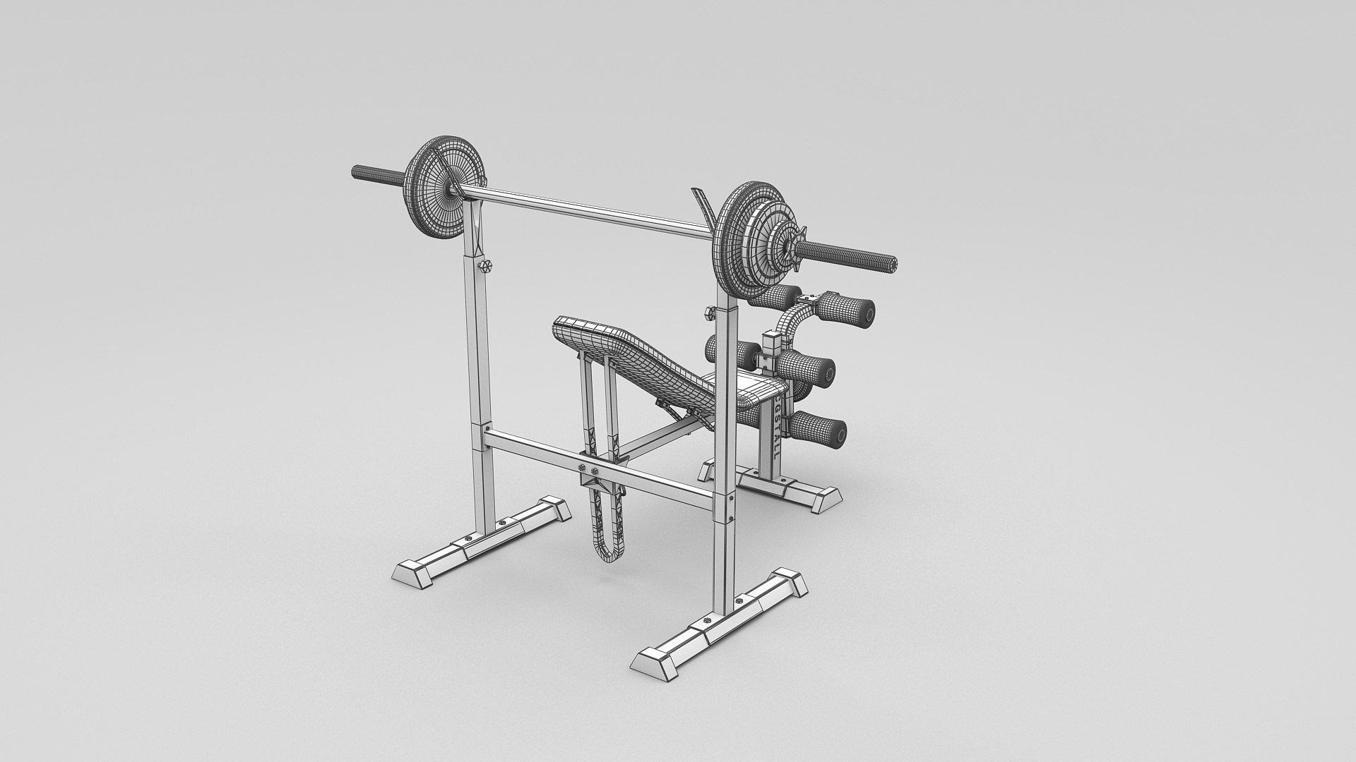 Weight Bench 3D Model - TurboSquid 1257749