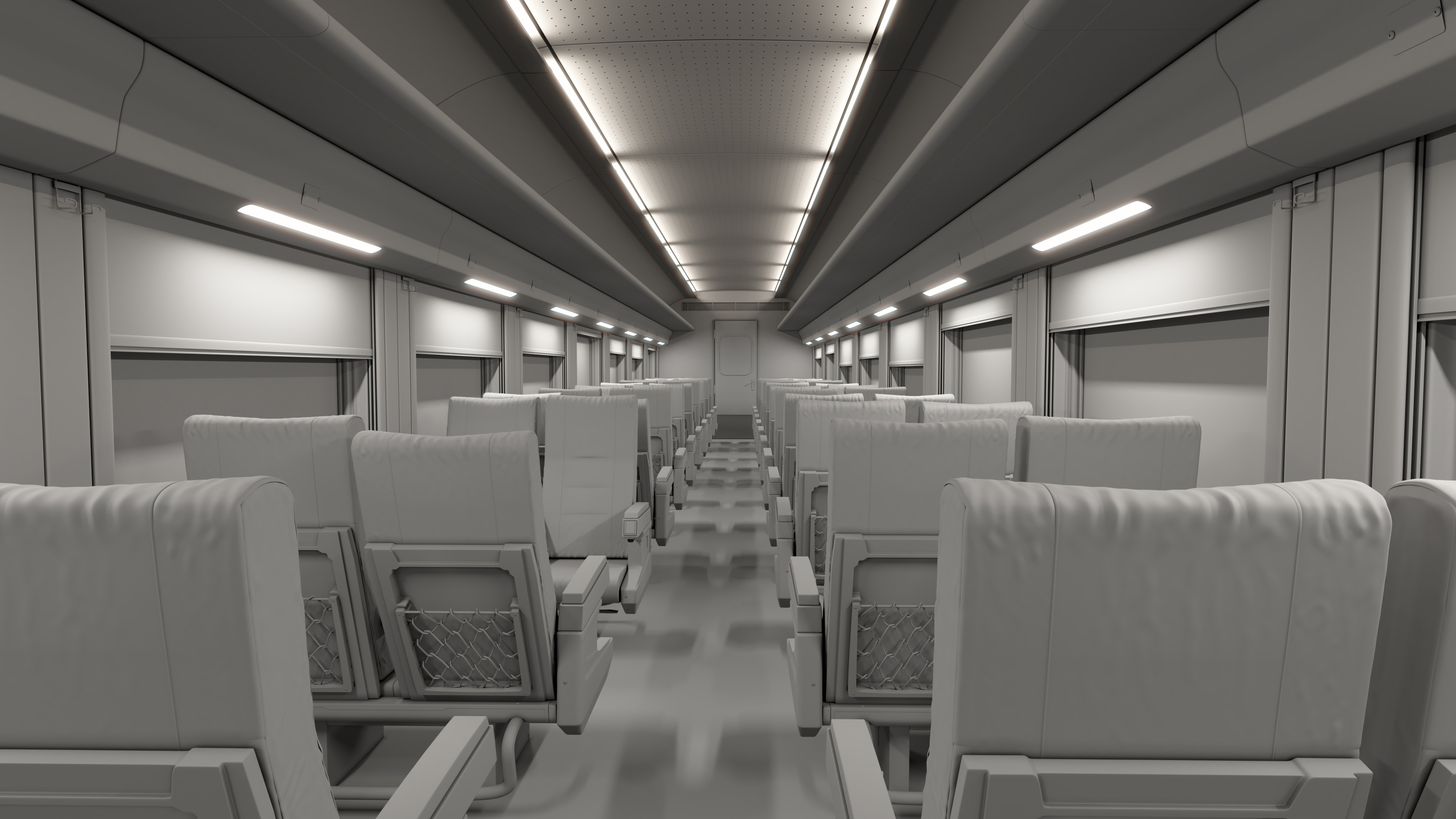 3D Railway Train Interior - TurboSquid 1964667