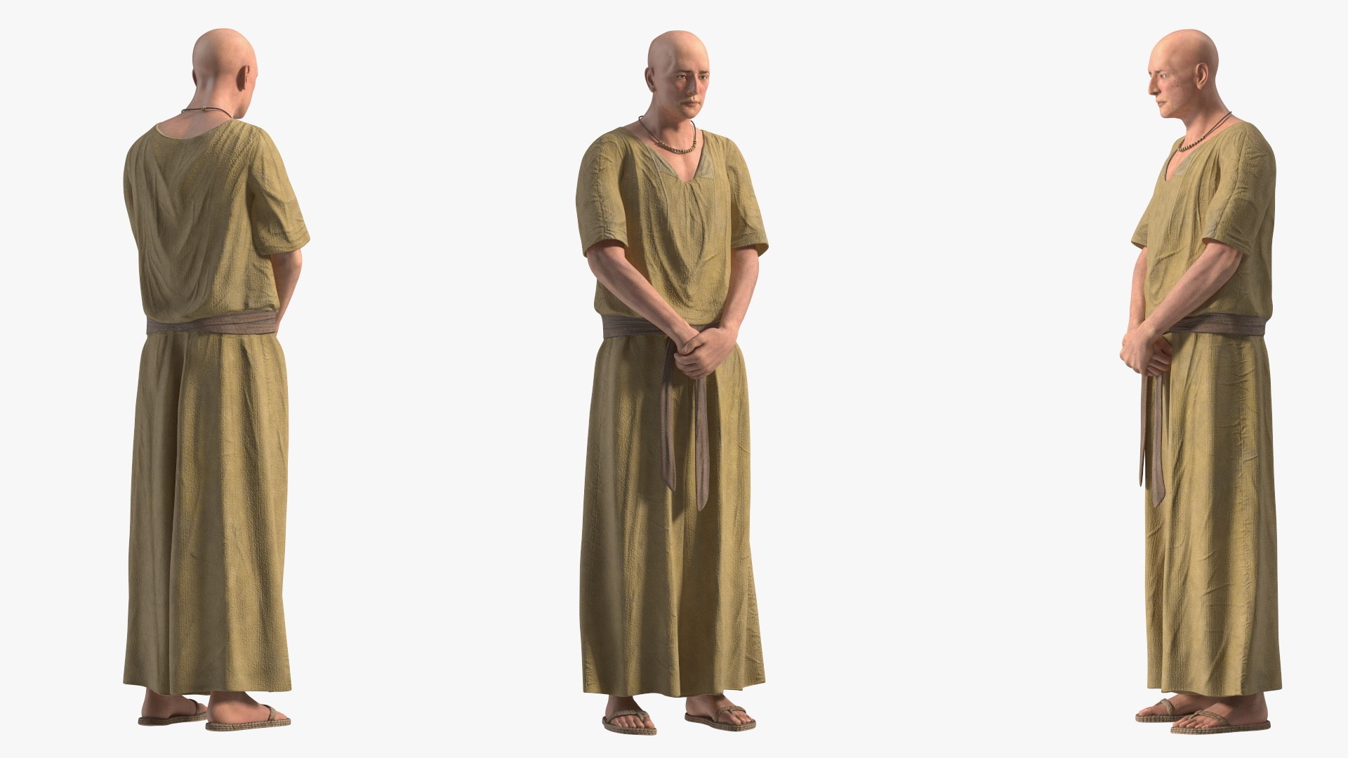 Ancient Priest Mourns An Altar With A Sarcophagus 3D Model - TurboSquid ...