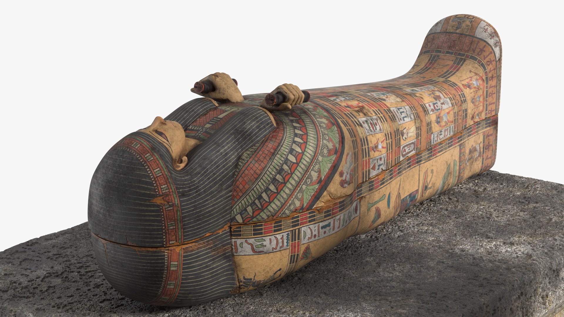 Ancient Priest Mourns An Altar With A Sarcophagus 3D Model - TurboSquid ...