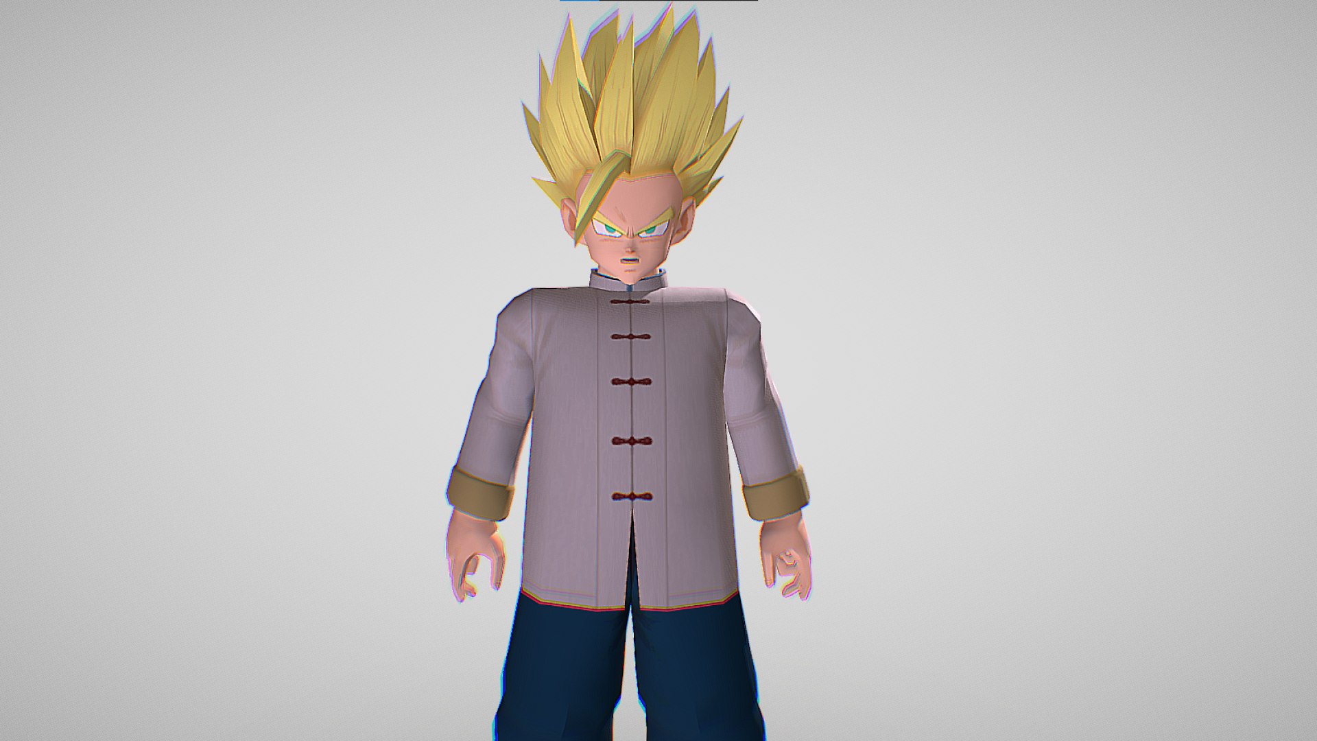 3D Model Teen Gohan - Dragon Ball Z - Budokai - TurboSquid 2345688