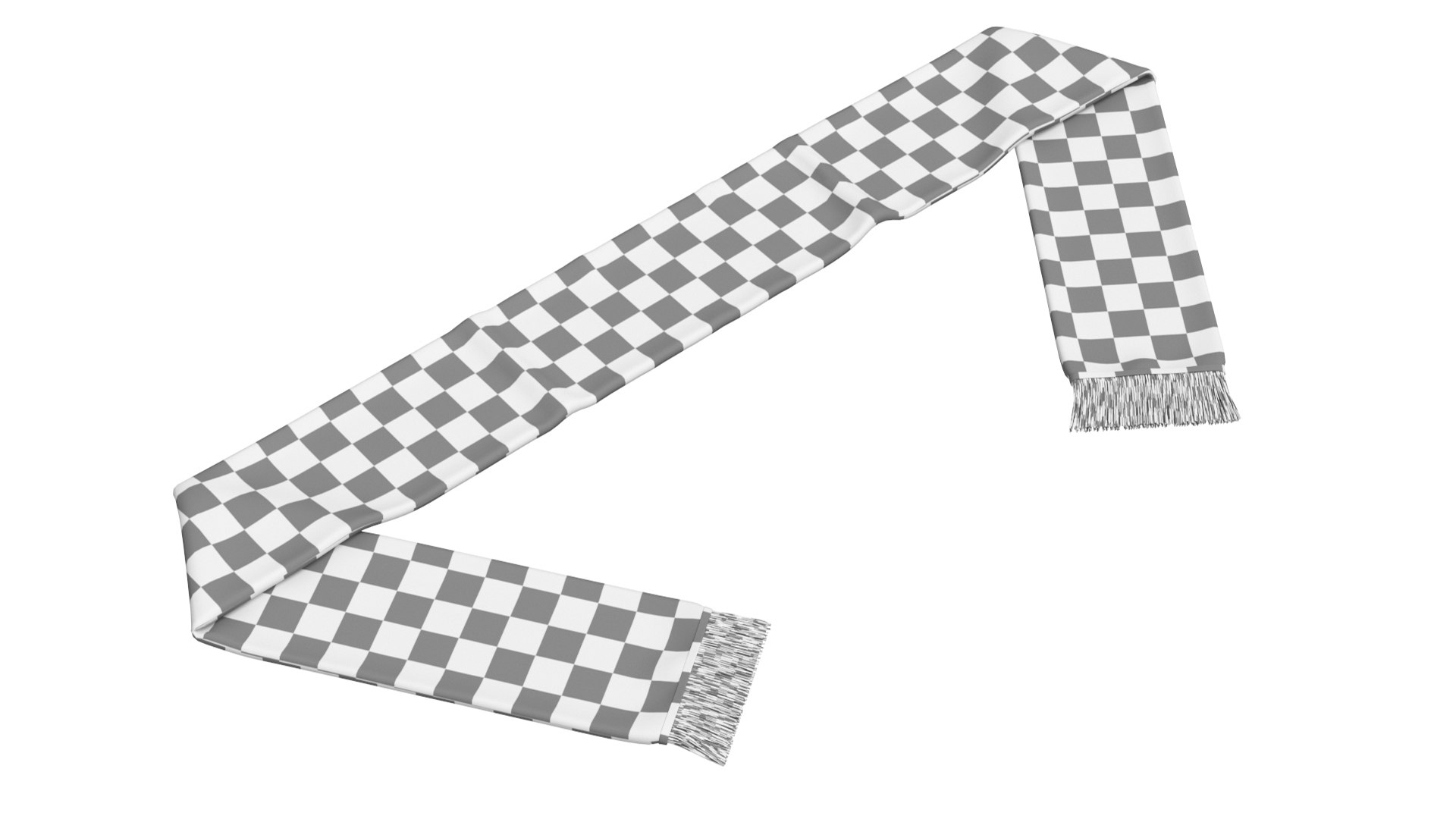 Football Fan Scarf 02 3D Model - TurboSquid 2151093