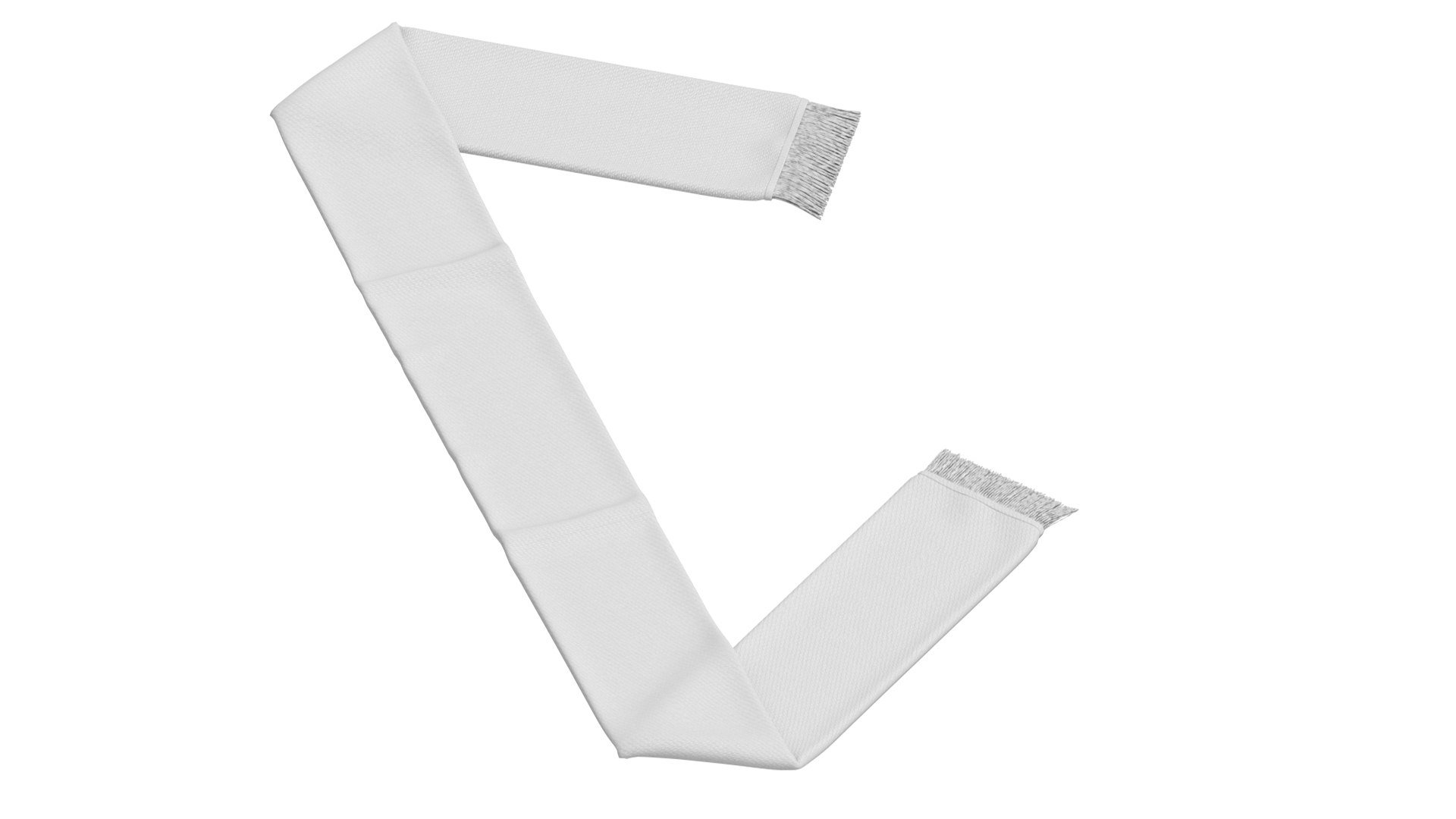 Football Fan Scarf 02 3D Model - TurboSquid 2151093