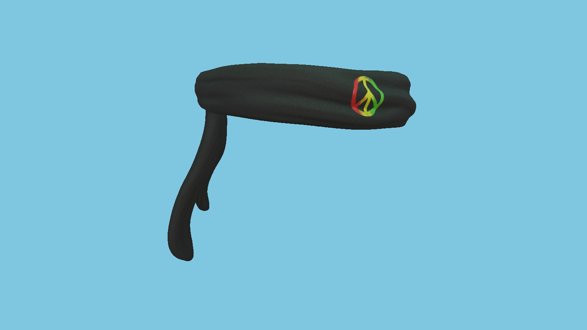 Reggae Peace Bandana - Character Costume 3D Model - TurboSquid 1715231