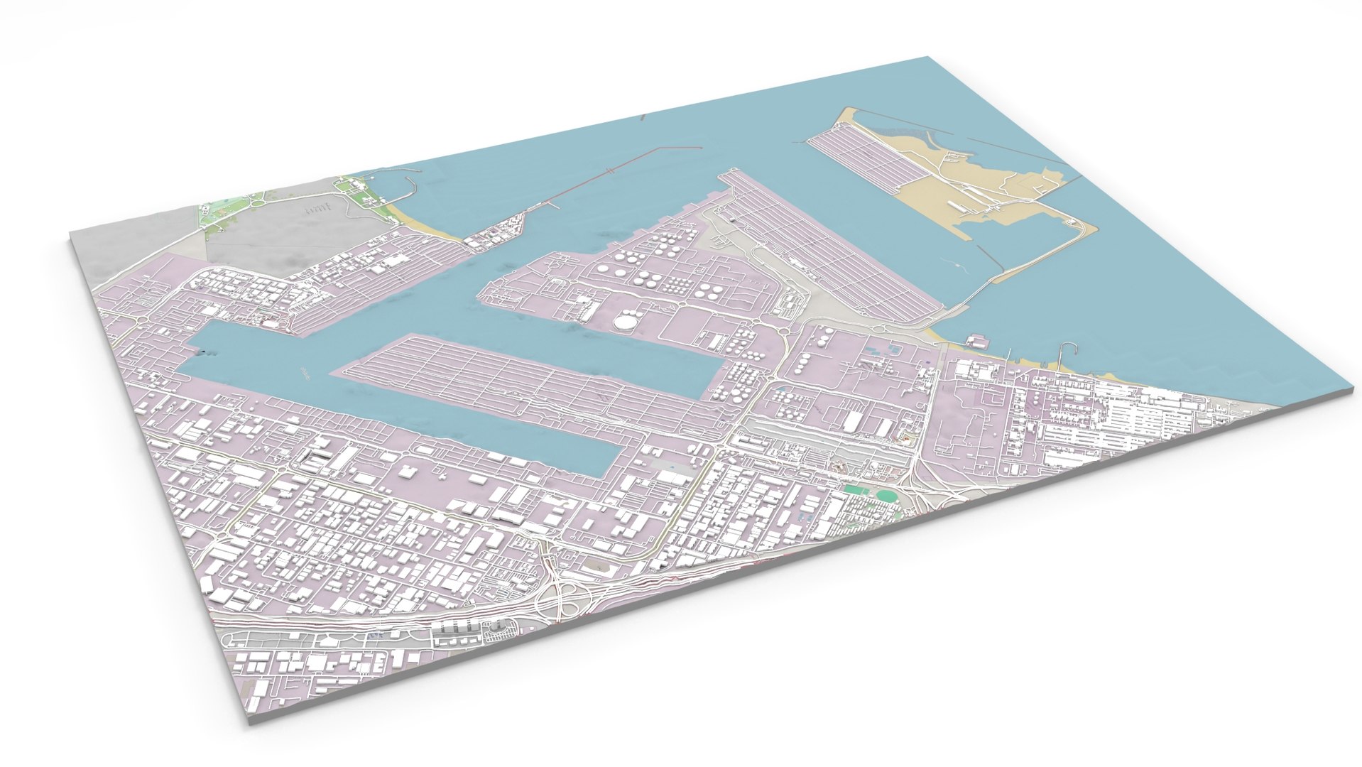 Port Of Jebel AliJebel Ali Dubai United Arab Emirates 3D Model ...