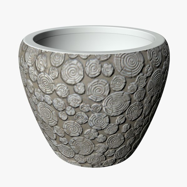 Plant pot model - TurboSquid 1642667