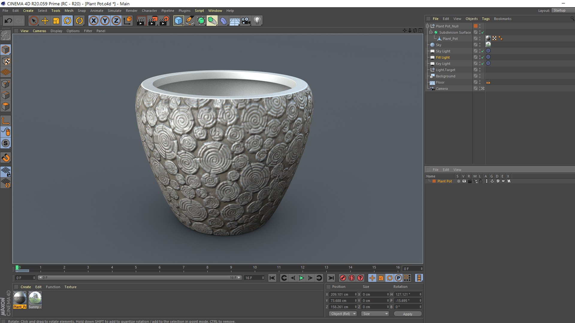 Plant Pot Model - TurboSquid 1642667
