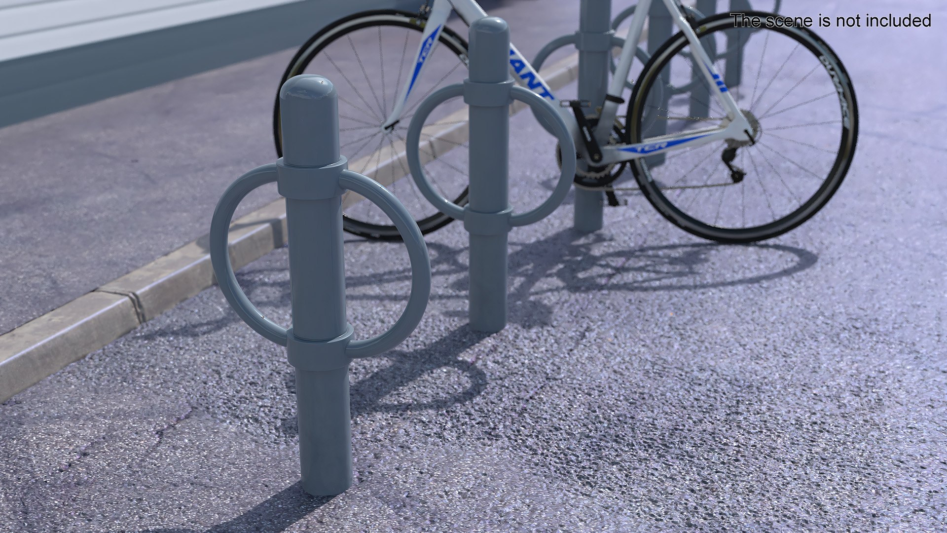 3D Bicycle Street Rack Grey - TurboSquid 2225236