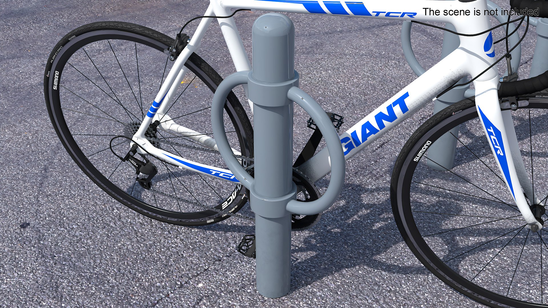 3D Bicycle Street Rack Grey - TurboSquid 2225236