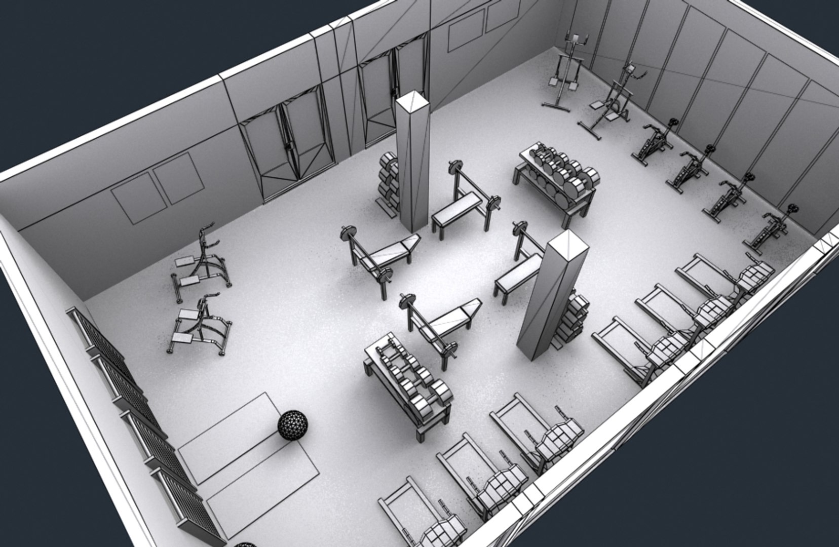 3d Model Interiors Room Gim