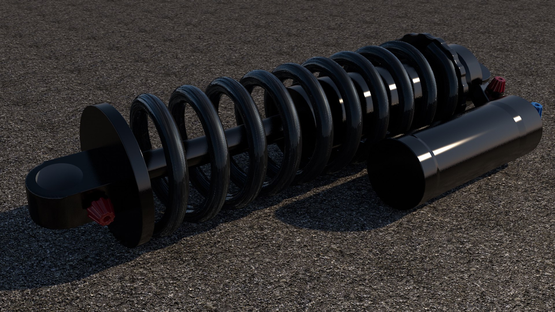 Rockshox Shock Absorber 3D Model - TurboSquid 1266562