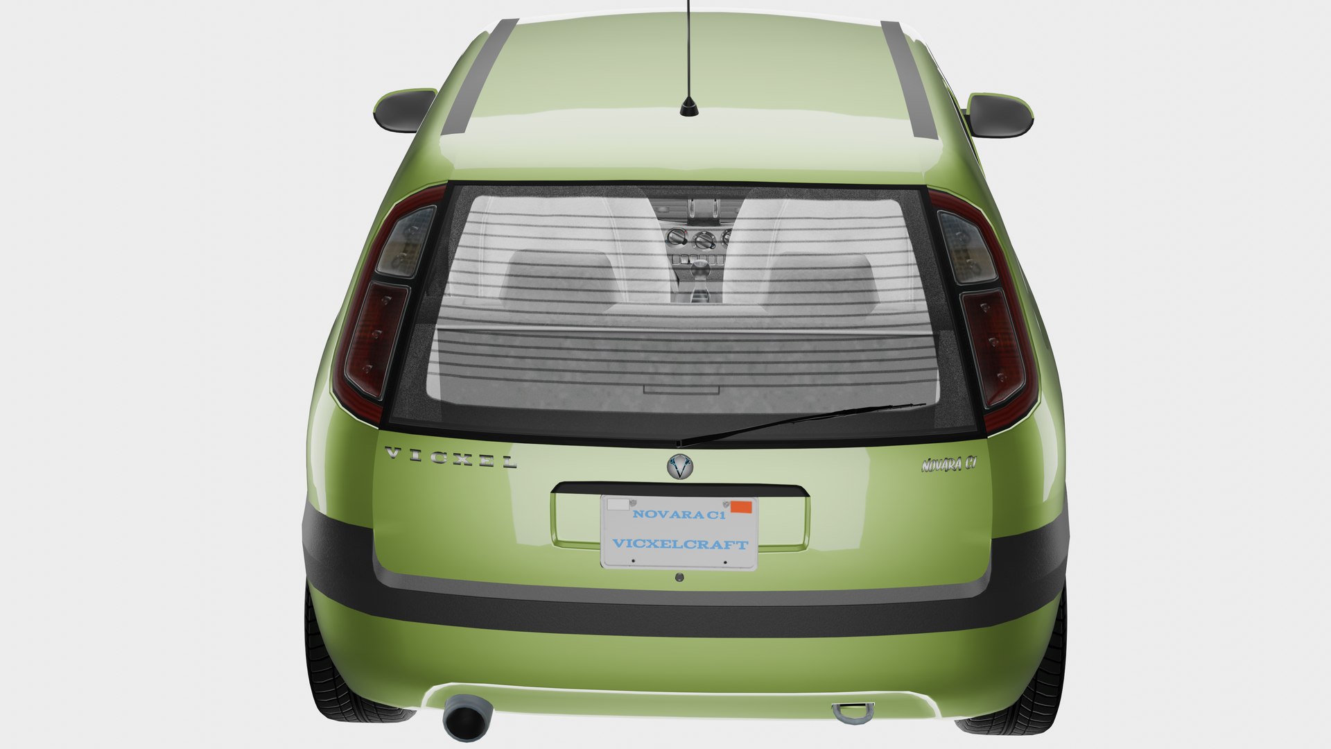 Novara C1 - High-Poly Compact Car 3D Model - Game Asset 3D Model ...