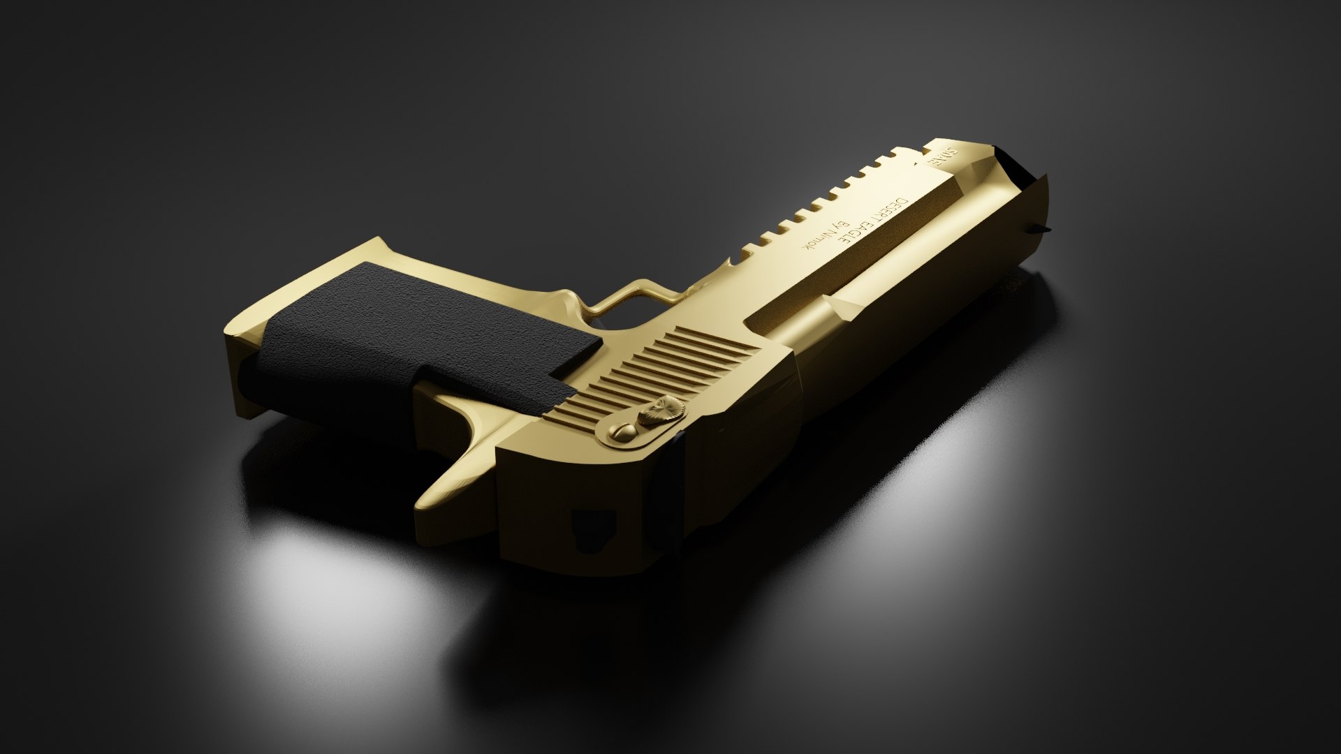 Gold Desert Eagle 3D Model - TurboSquid 1504424