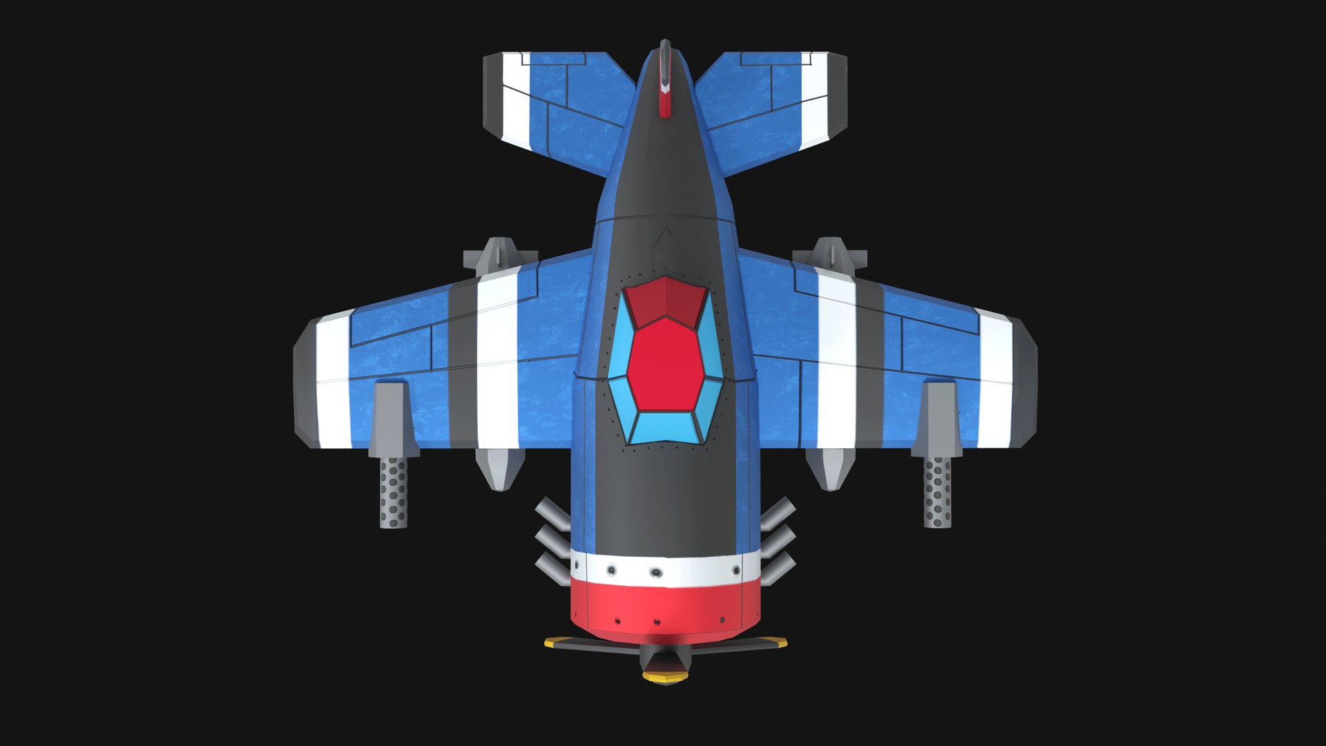 Toon Plane 3D - TurboSquid 2172943