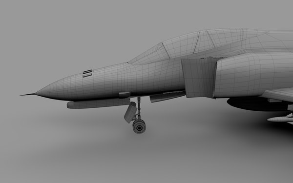 Mcdonnell douglas f-4 3D model - TurboSquid 1672694