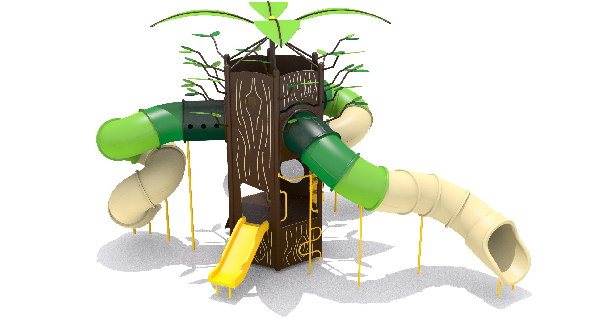 Playground Wooden Tree 3D Model - TurboSquid 1761472