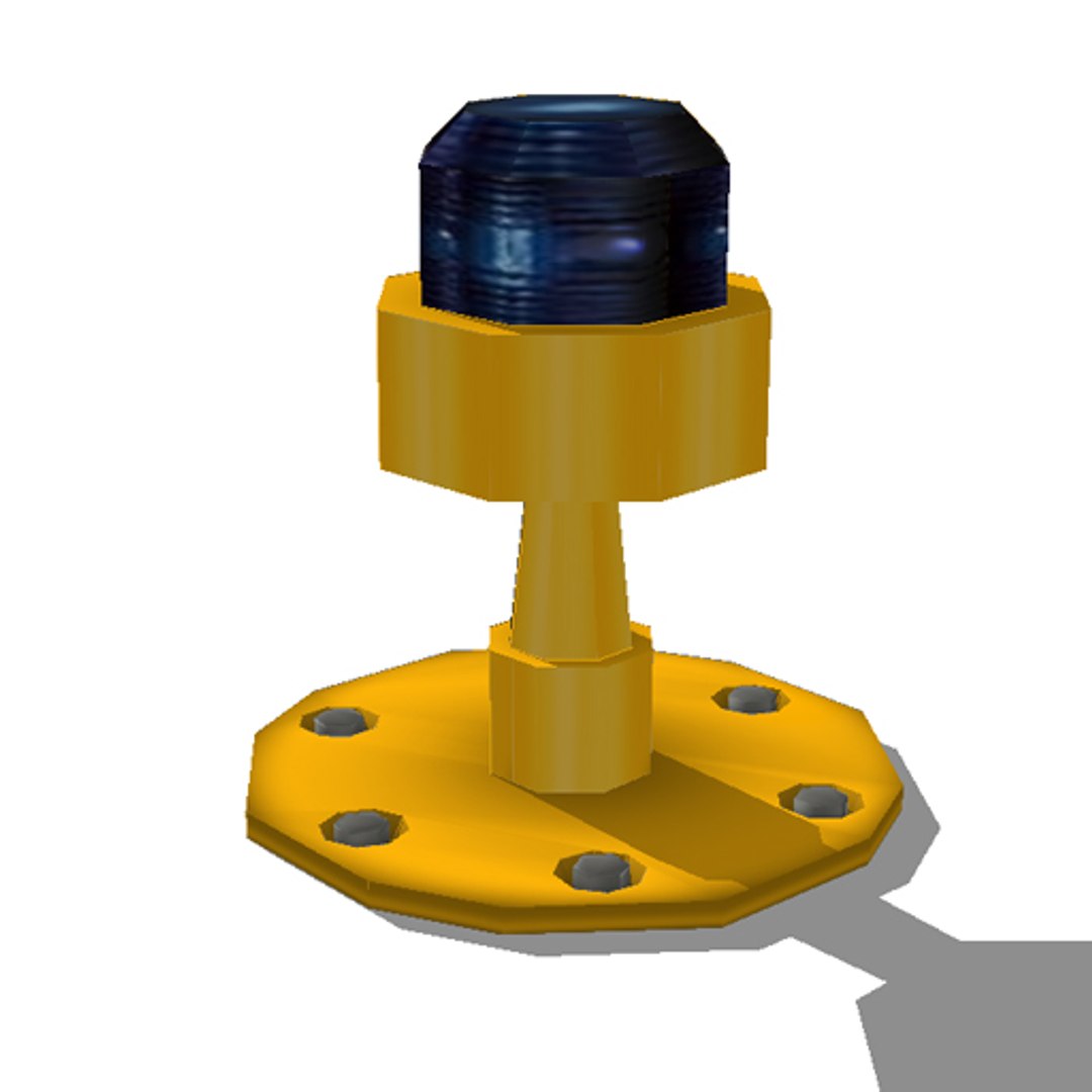 3d Taxiway Edge Light Model