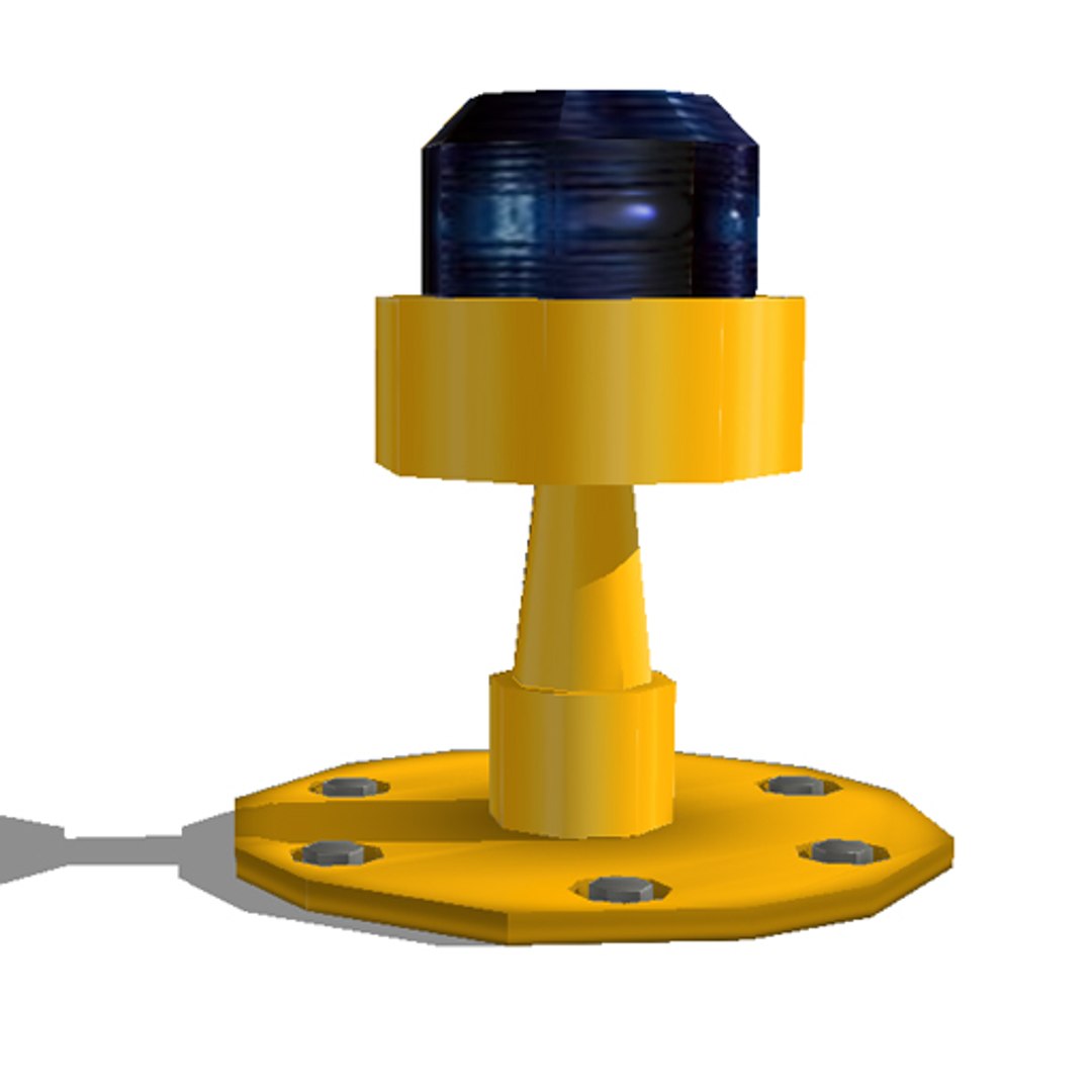 3d Taxiway Edge Light Model