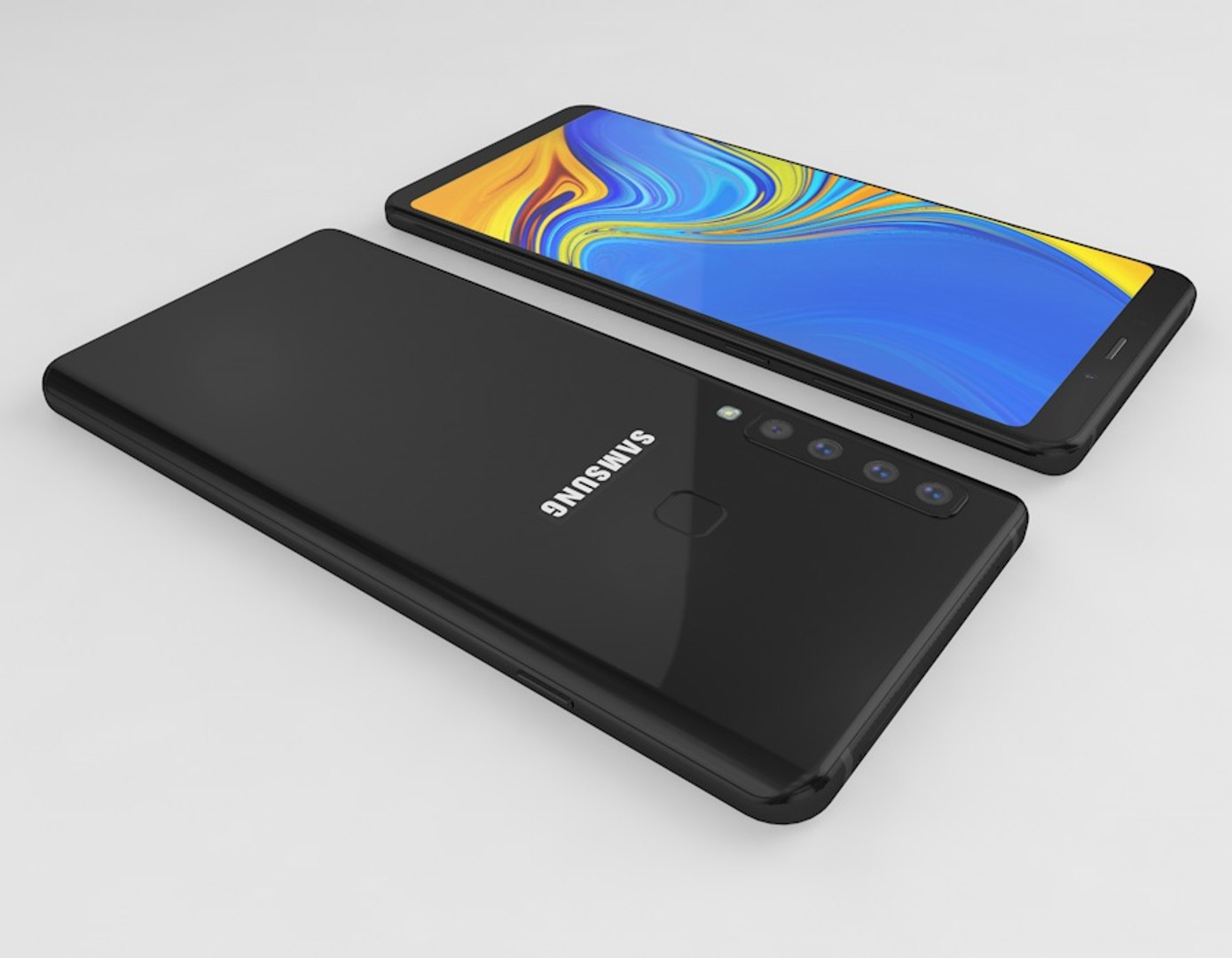 3D model samsung galaxy a9 - TurboSquid 1354747