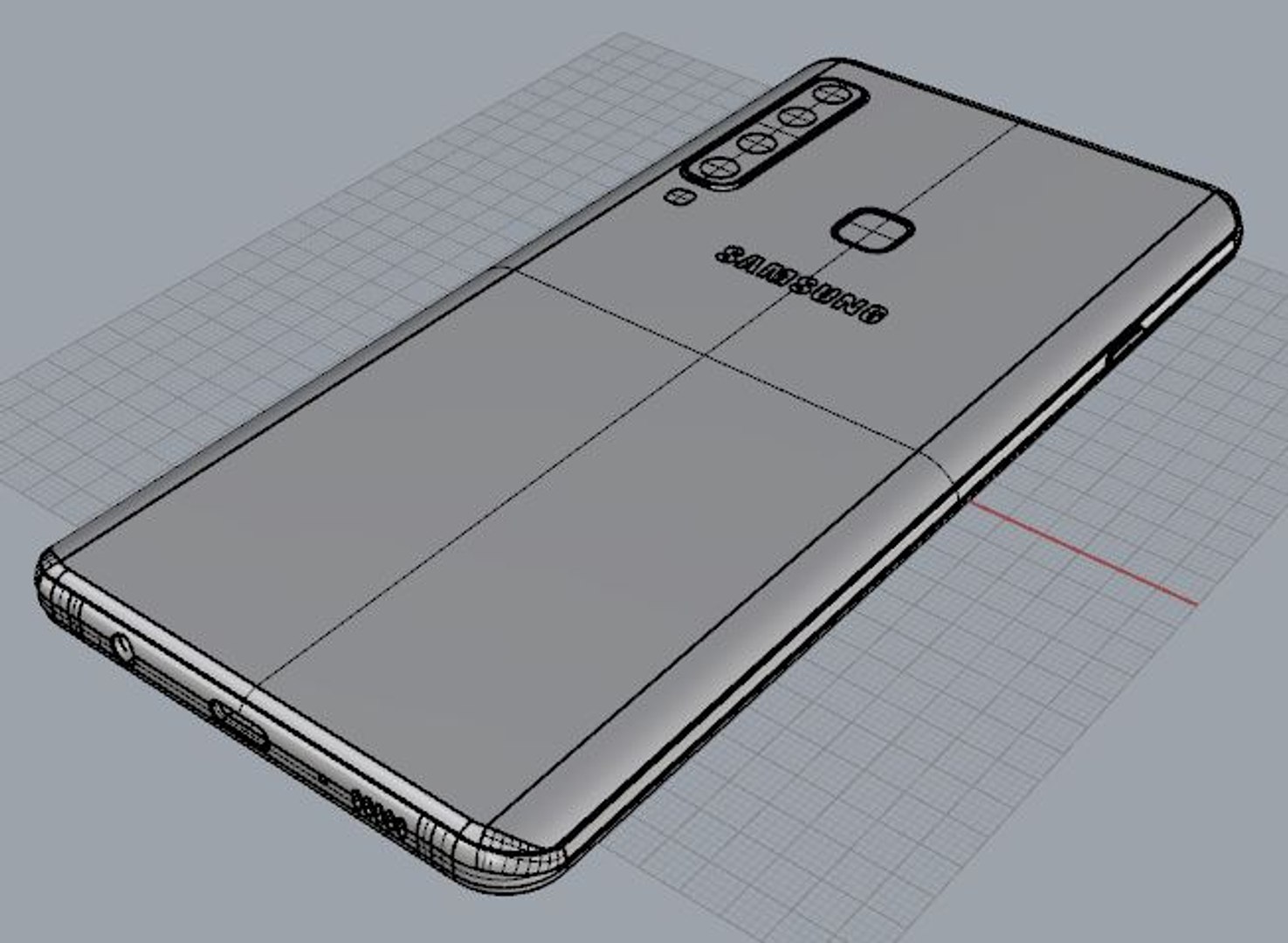 3D model samsung galaxy a9 - TurboSquid 1354747