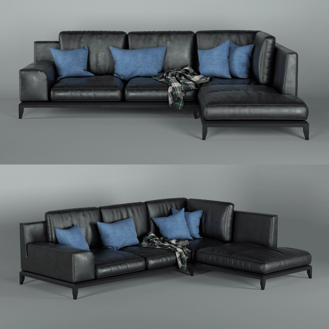 3d model sofa - alamen