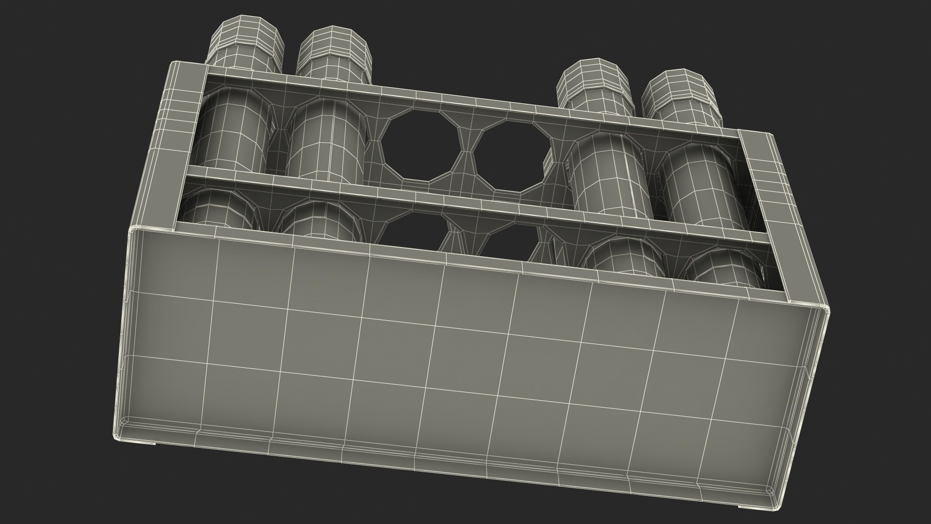 3D test tube rack mixed - TurboSquid 1558030
