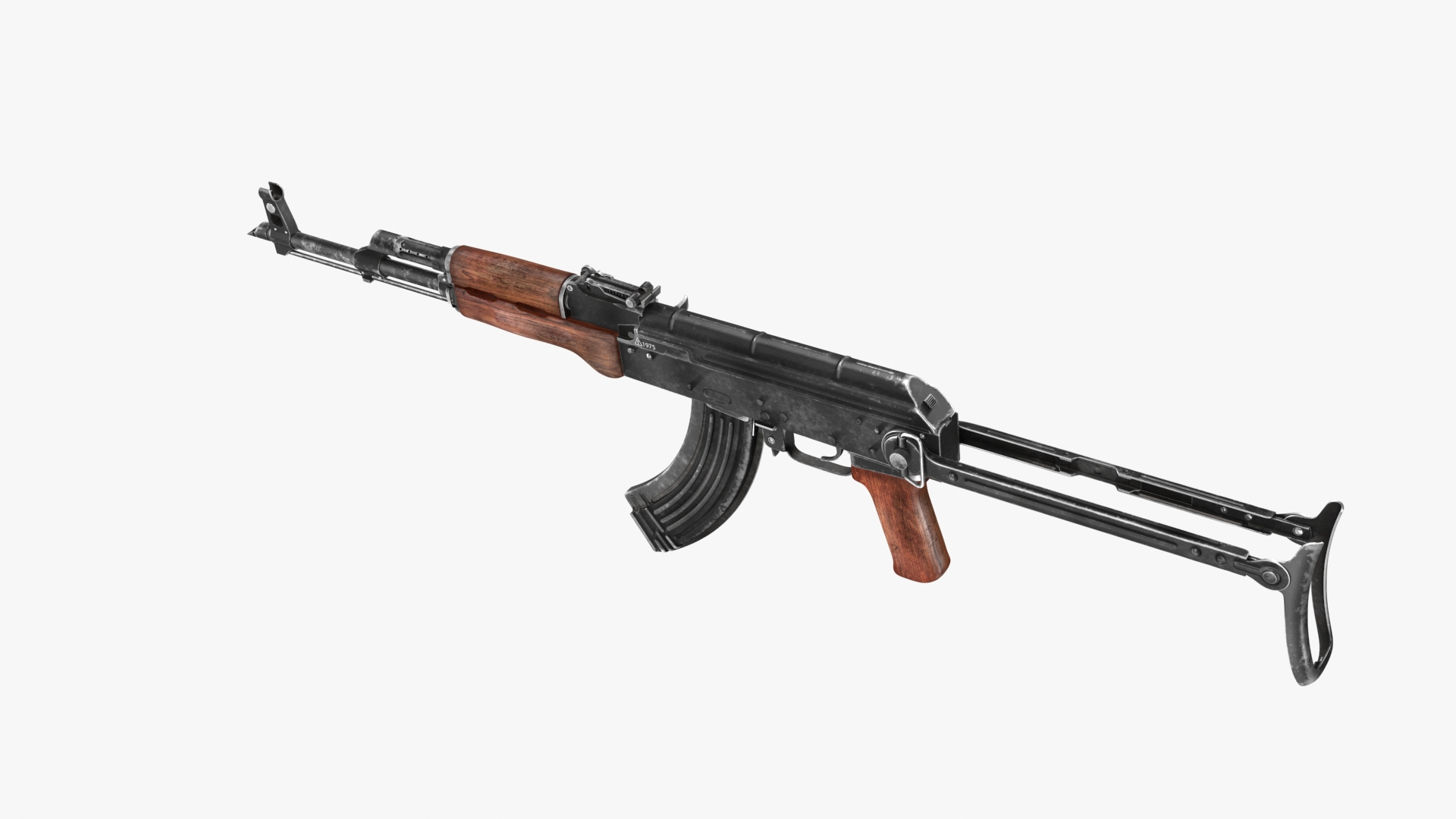 AKMS Assault Rifle 3D Model - TurboSquid 2228895